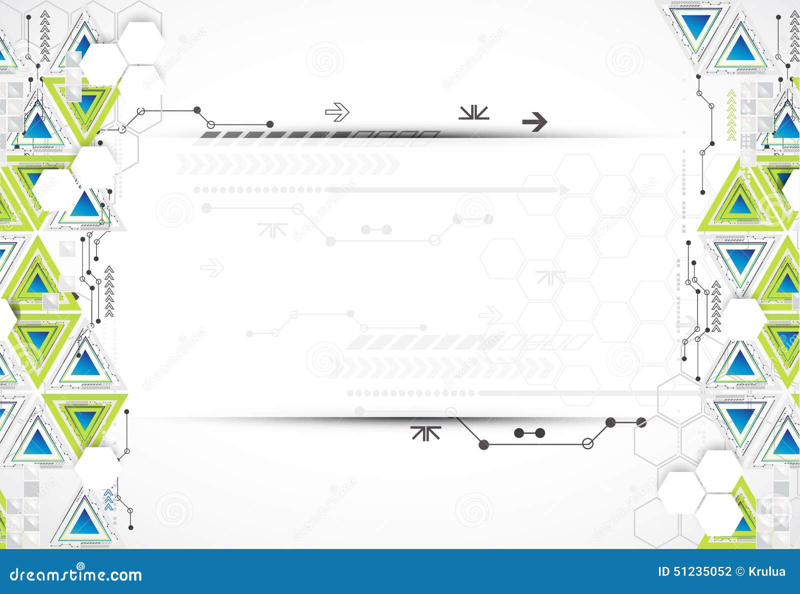 Abstract Technology Triangle Background. Stock Vector - Illustration of ...