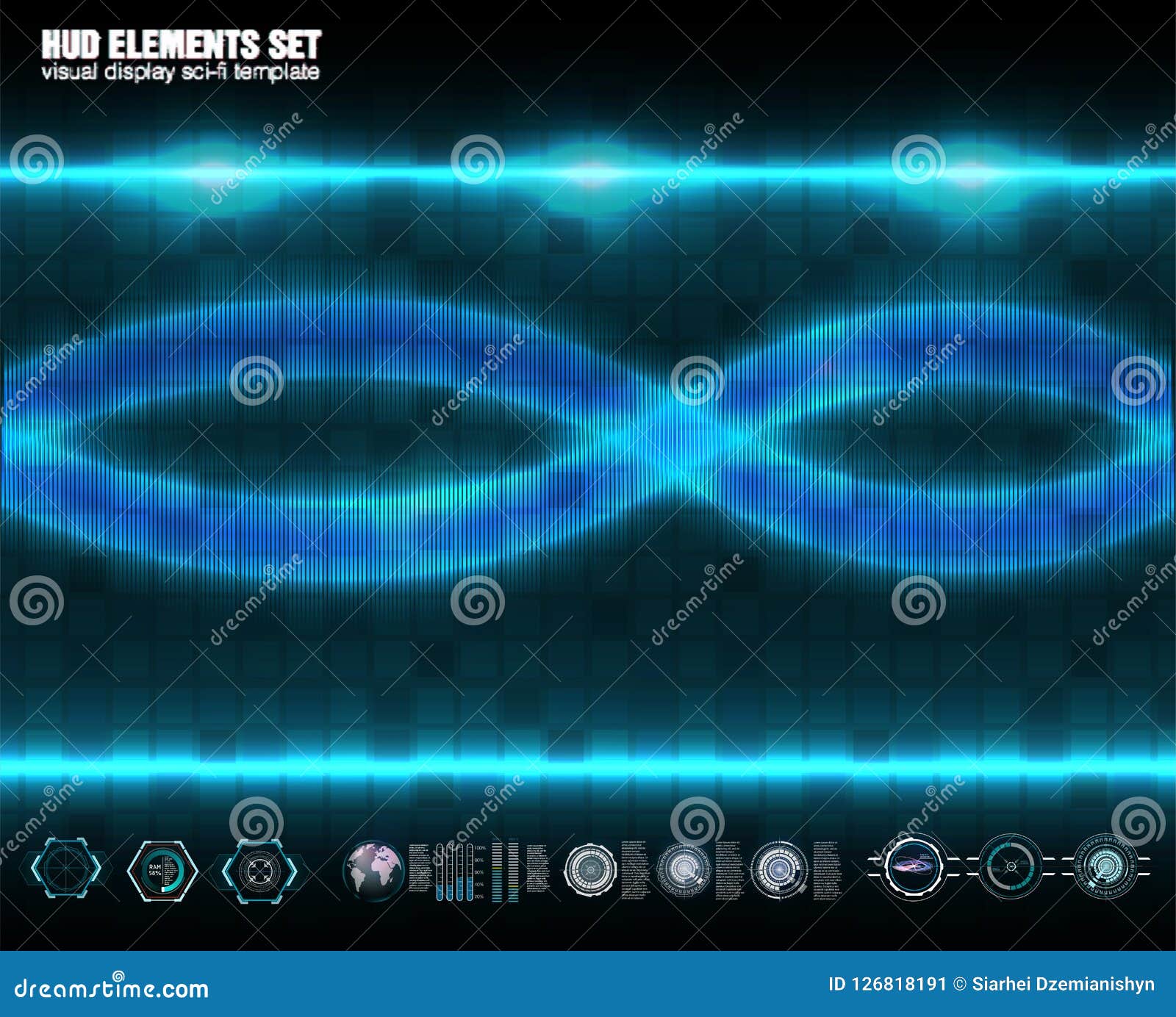 Abstract Technology, Ui Futuristic Concept Hud Interface, Communication ...