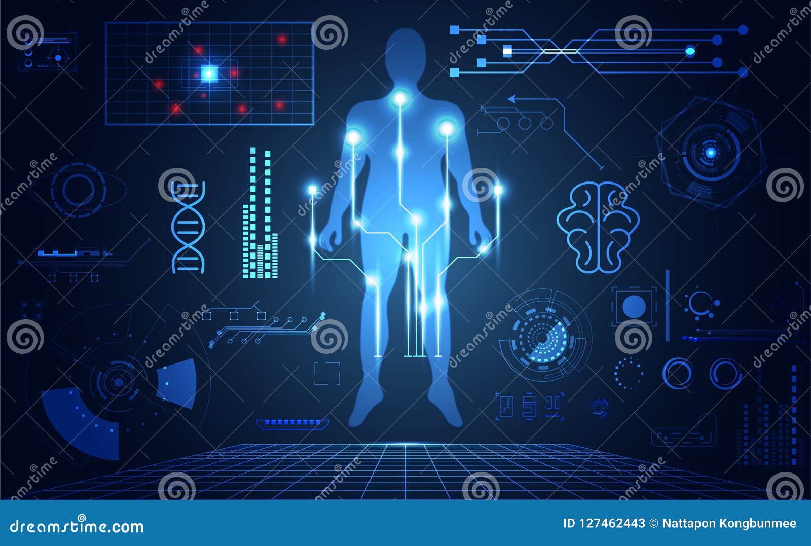 Abstract Technology Ui Futuristic Human Medical Hud Interface Ho Stock ... Abstract Technology Ui Futuristic Human Medical Hud Interface Ho Stock ...