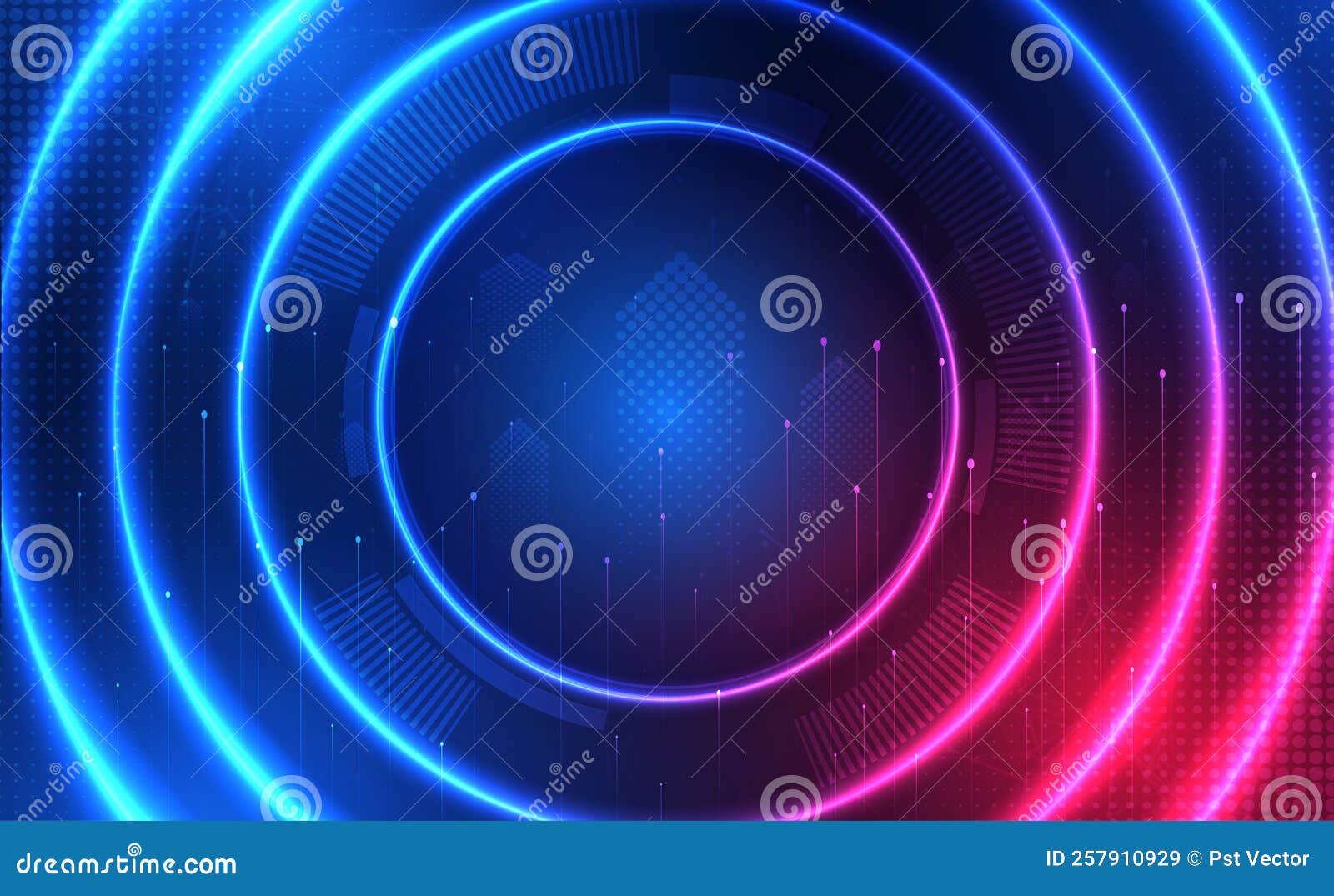 Digital Ai Big Data Technology Futuristic Blue Background, Cyber Cloud Security, Abstract Space ...