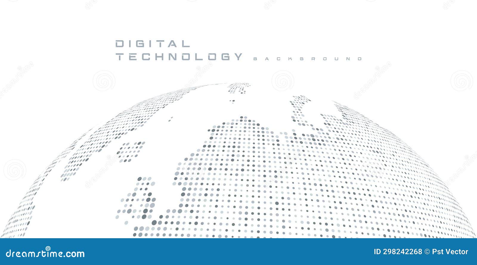 Digital Technology Futuristic Internet Network Speed Connection White ...