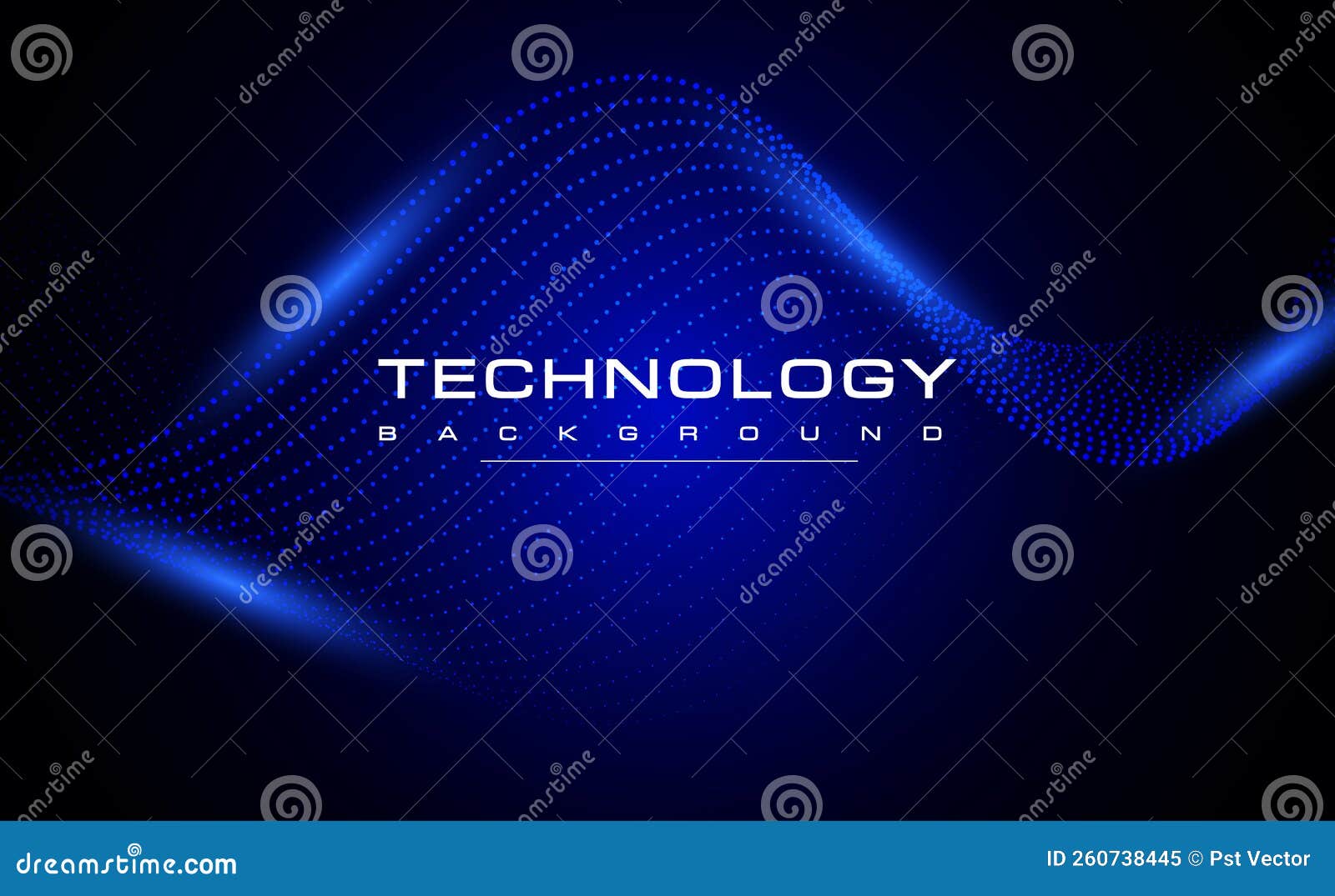 Digital Technology Blue Background, Online Cyber Technology Algorithm ...