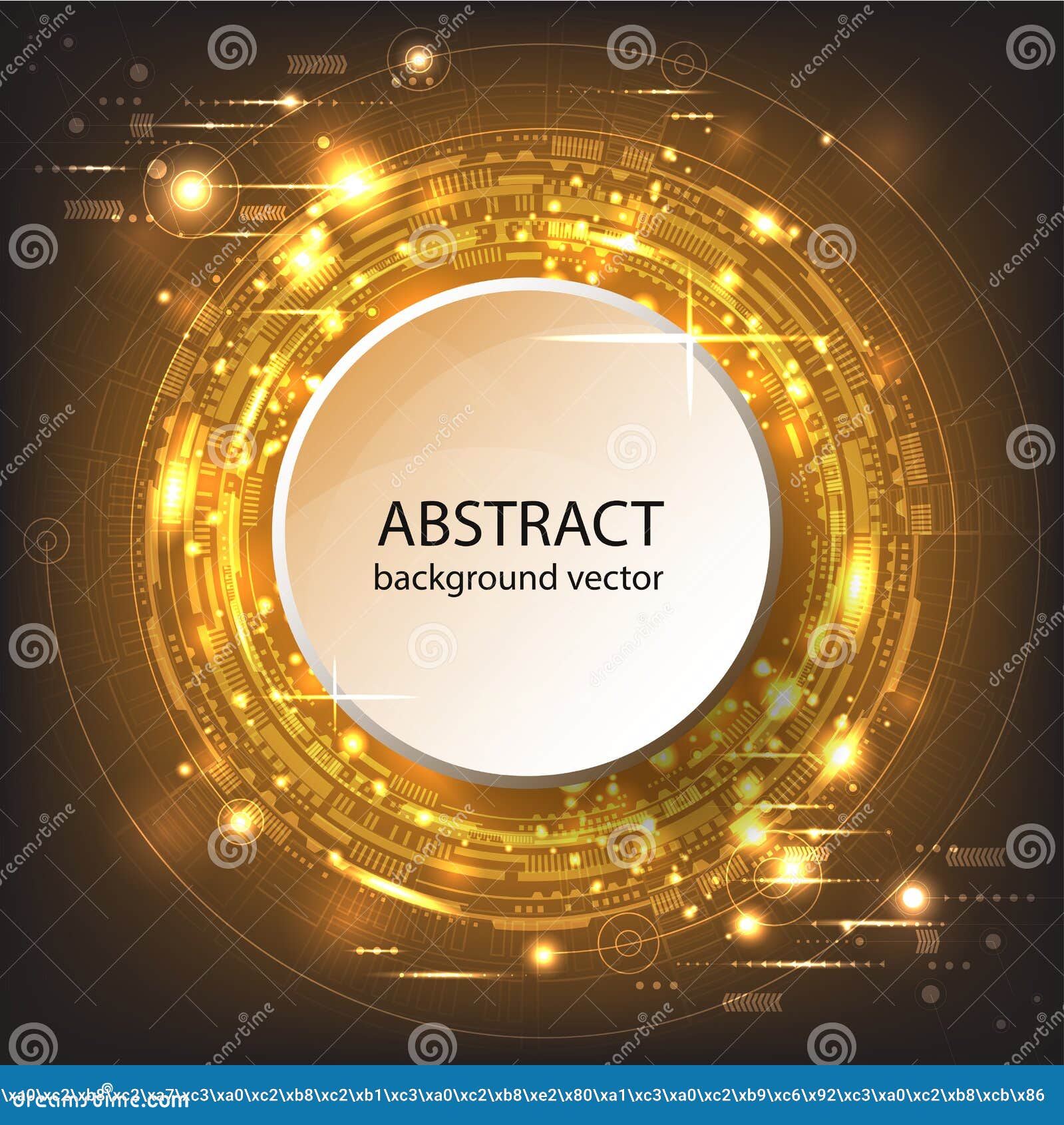 Abstract Technology Vector Background. Stock Vector - Illustration of ...