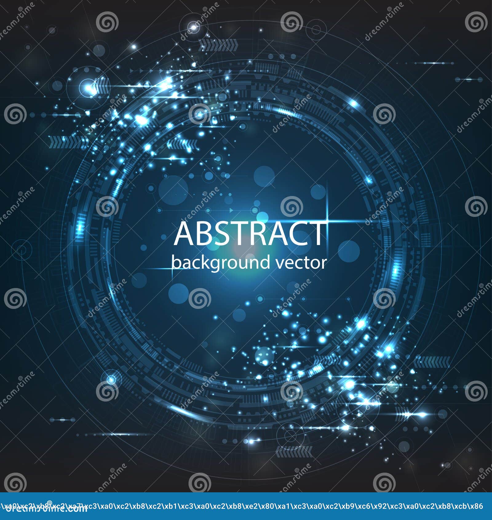 Abstract Technology Vector Background. Stock Vector - Illustration of ...
