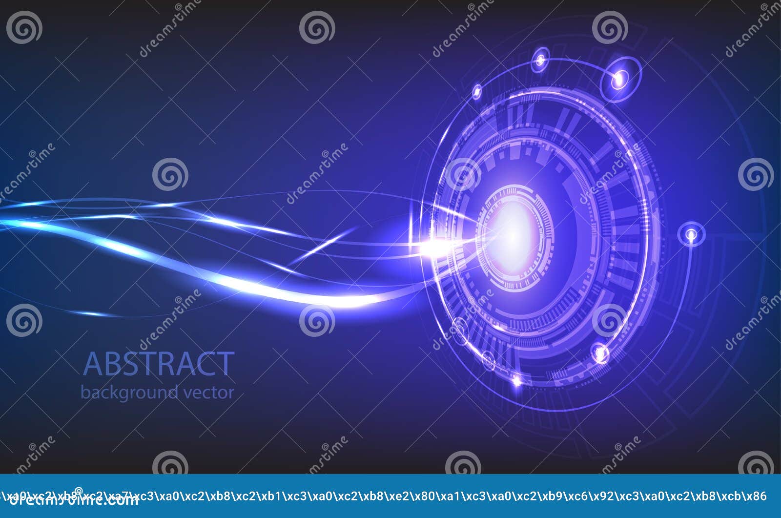 Abstract Technology Vector Background. Stock Vector - Illustration of ...