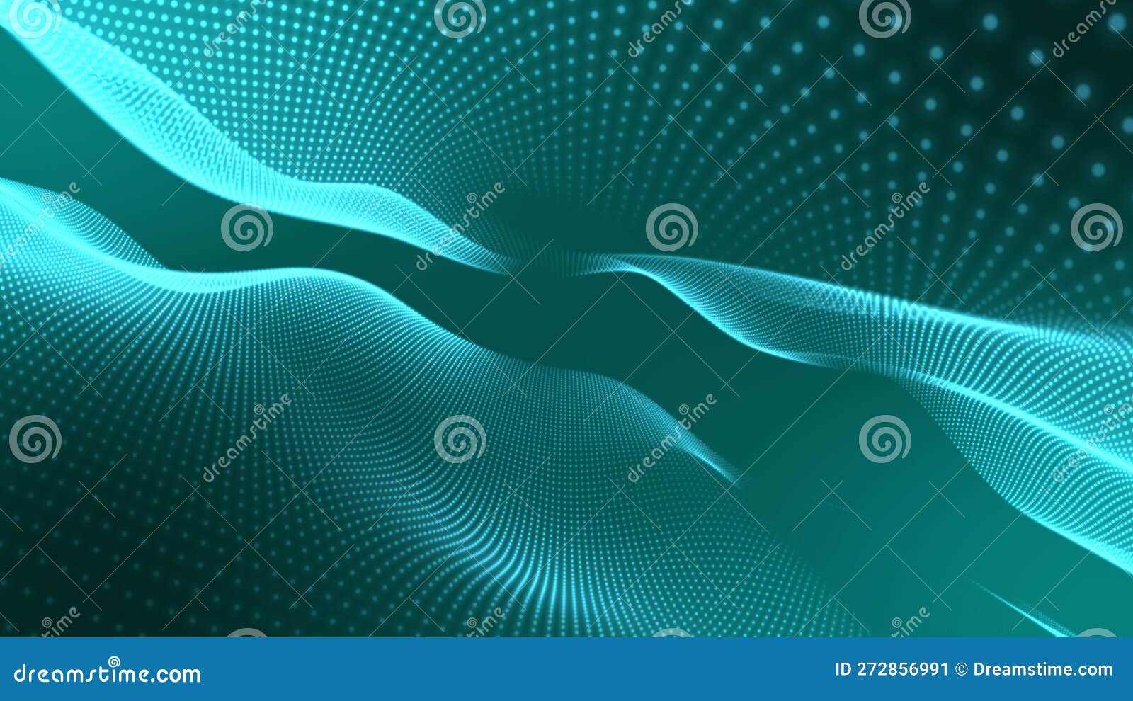 Abstract Technology Wave. Abstract Trapcode Form Digital Particle Wave ...