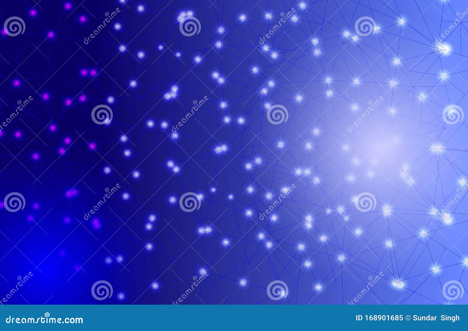 Abstract Technology Web Background. Virtual Concept. World Network ...