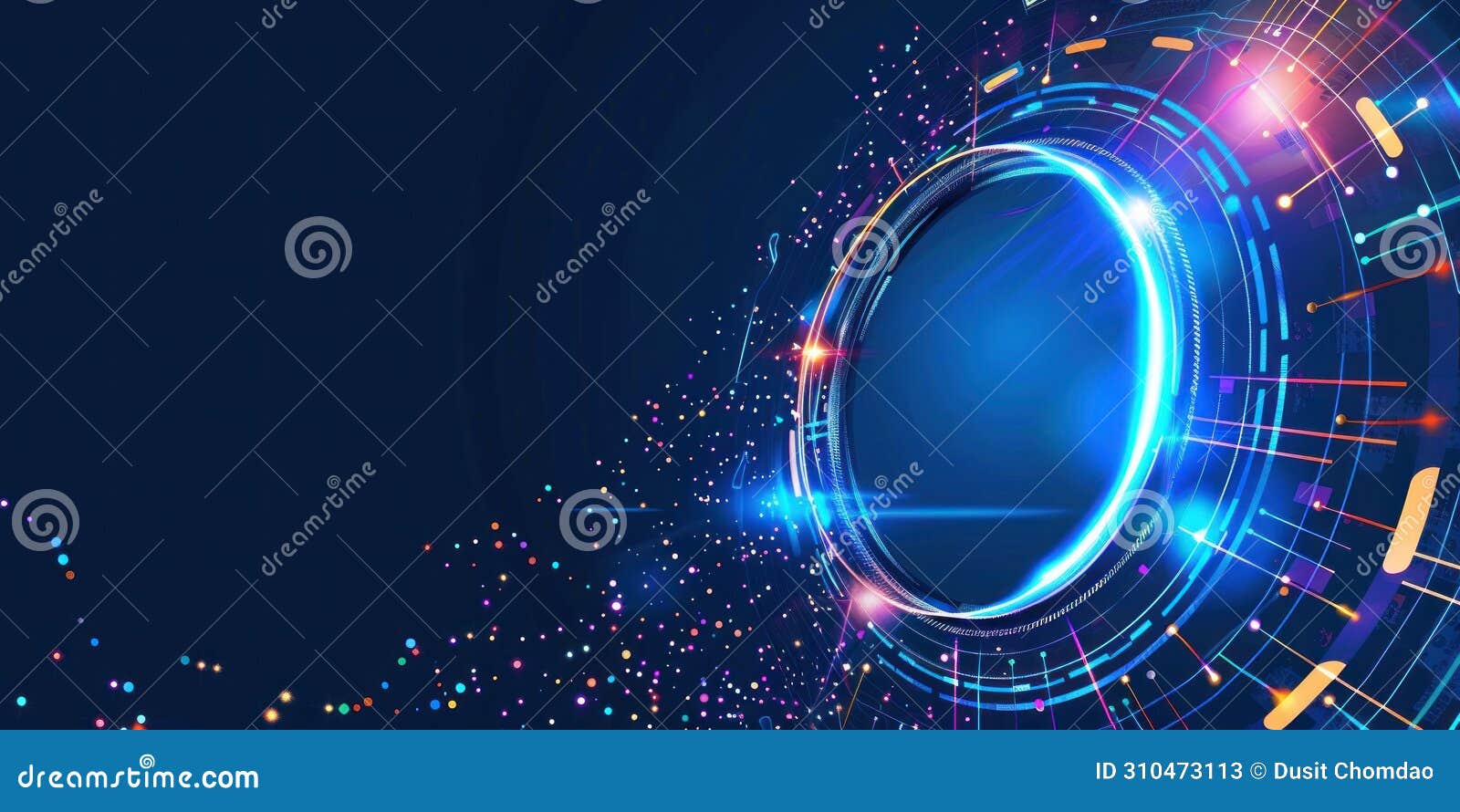 Abstract Telecom Technology Ultimate Connect Background. Generative AI ...