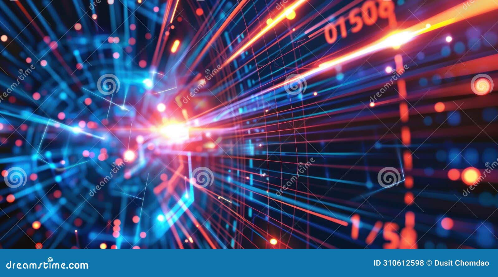 Abstract Telecom Technology Ultimate Connect Background. Generative AI ...