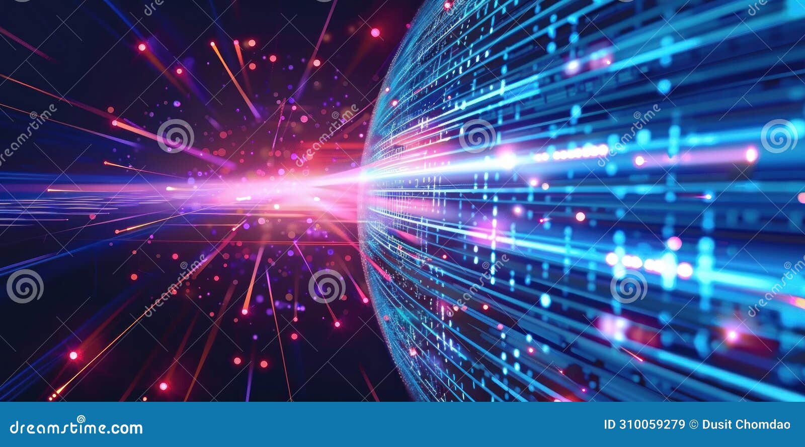 Abstract Telecom Technology Ultimate Connect Background. Generative AI ...