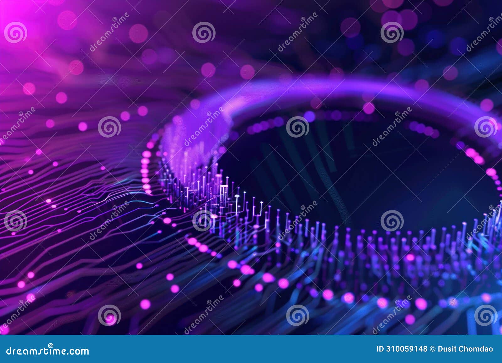 Abstract Telecom Technology Ultimate Connect Background. Generative AI ...