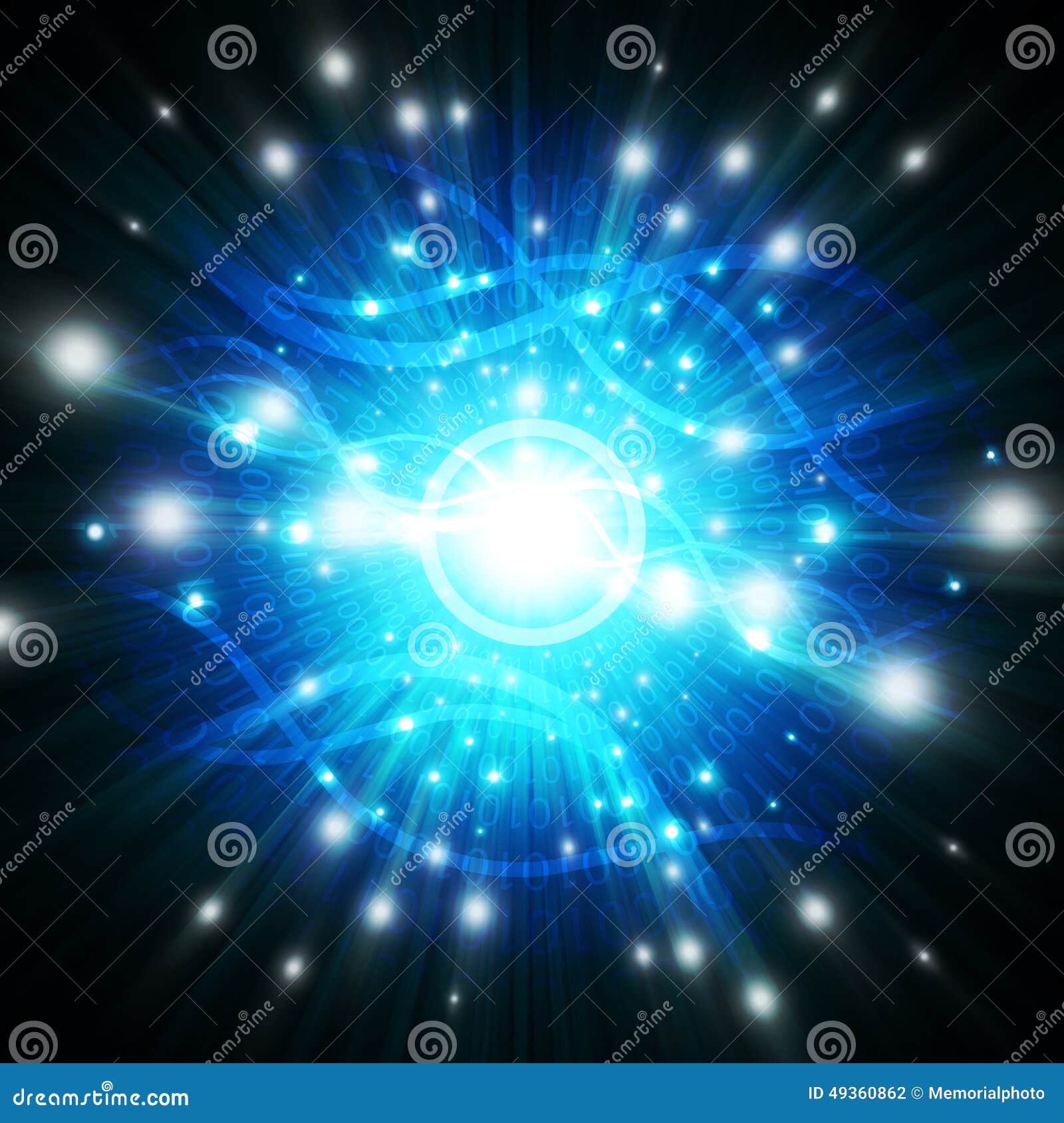 Abstract Telecommunication World Map. Cartoon Vector | CartoonDealer ...