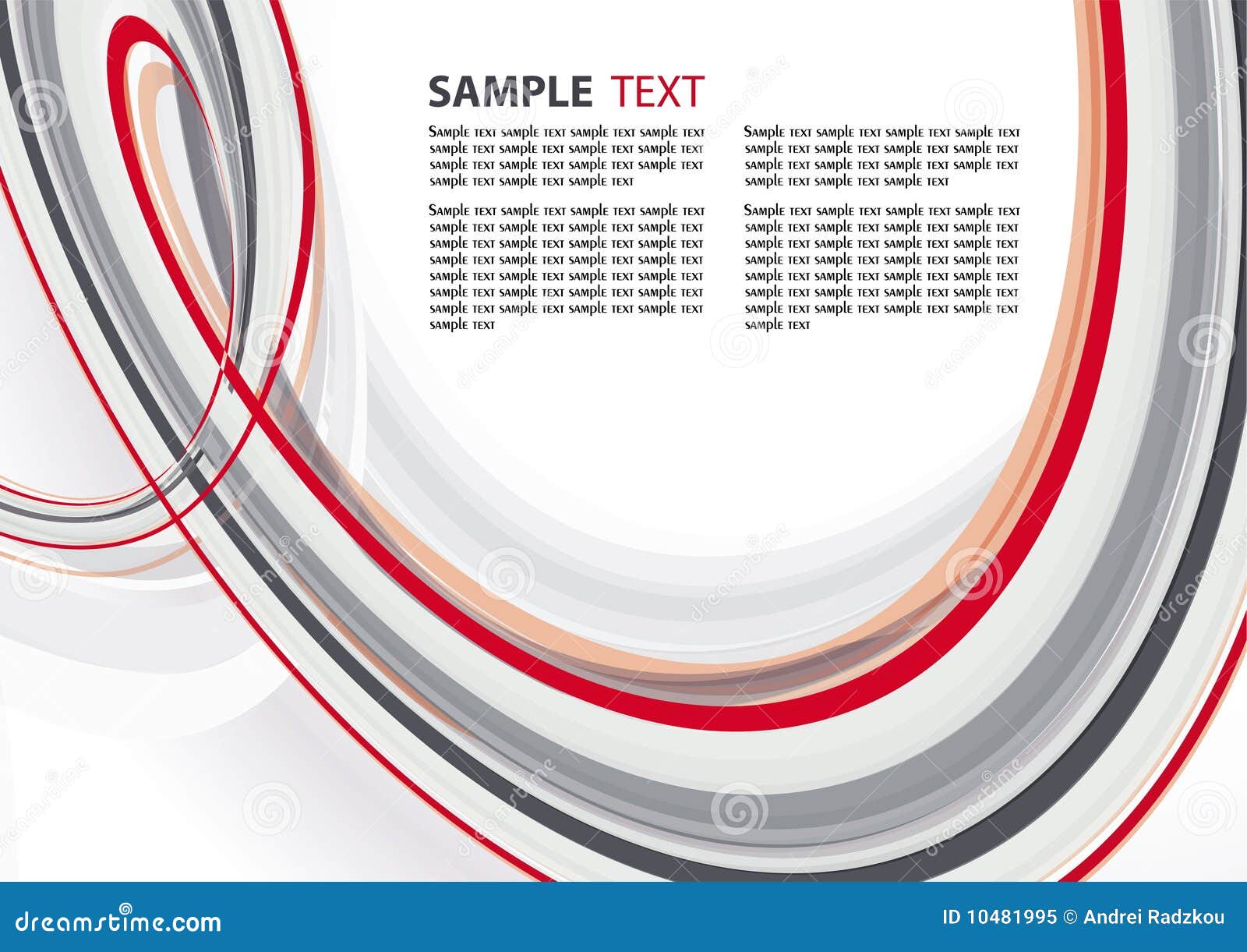 Abstract template stock vector. Illustration of lines - 10481995