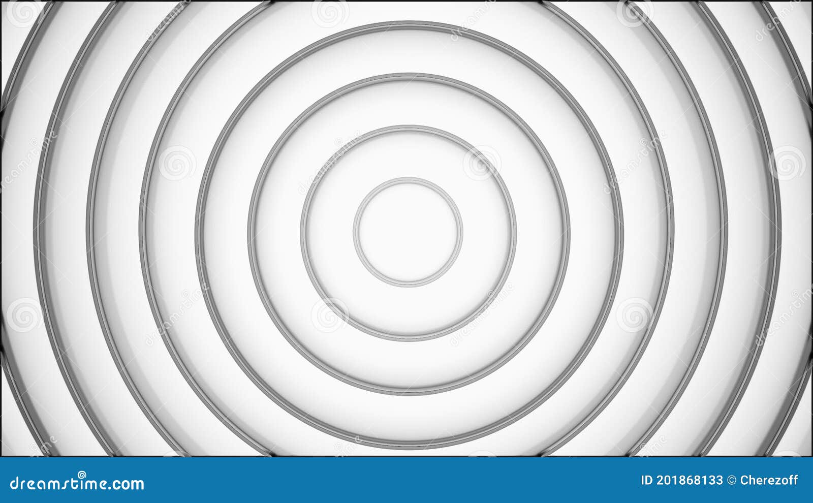Abstract Template with Animation of White Circular Waves Stock Video ...