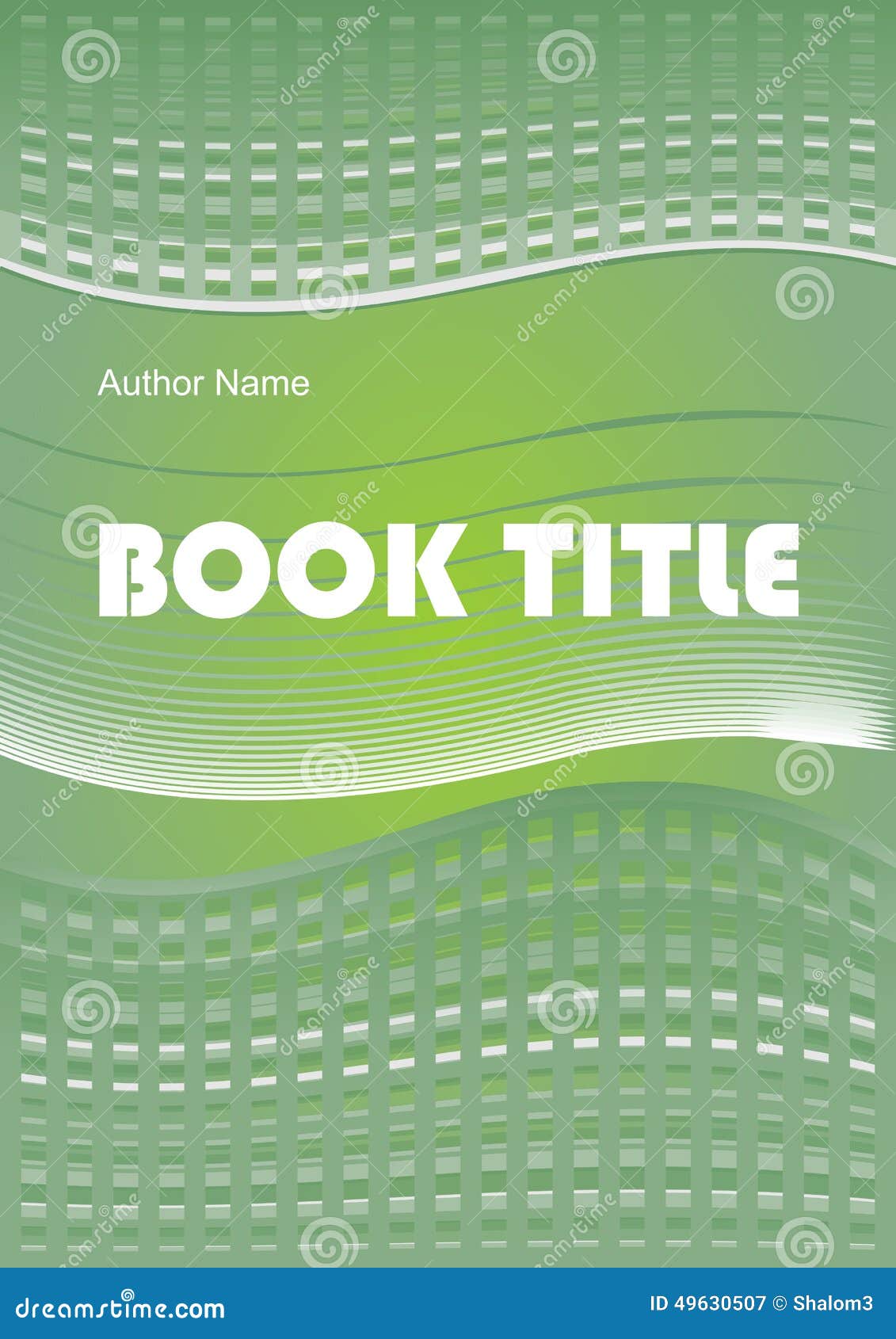 Abstract Template Design for Book, Leaflet, Flyer, Report in Green ...