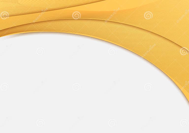 Abstract Template Header Yellow Curve with Line Elements Texture ...