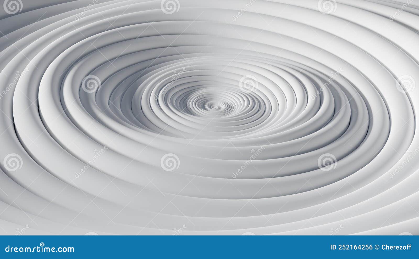 Abstract Template of White Circular Waves Stock Illustration ...