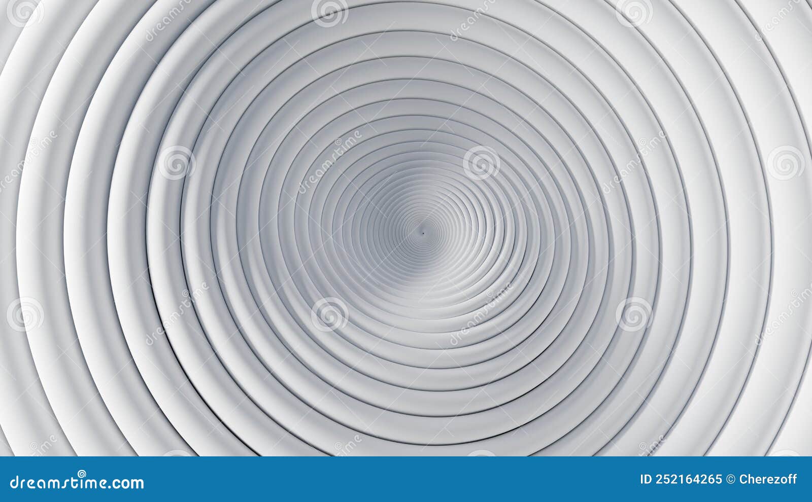 Abstract Template of White Circular Waves Stock Illustration ...