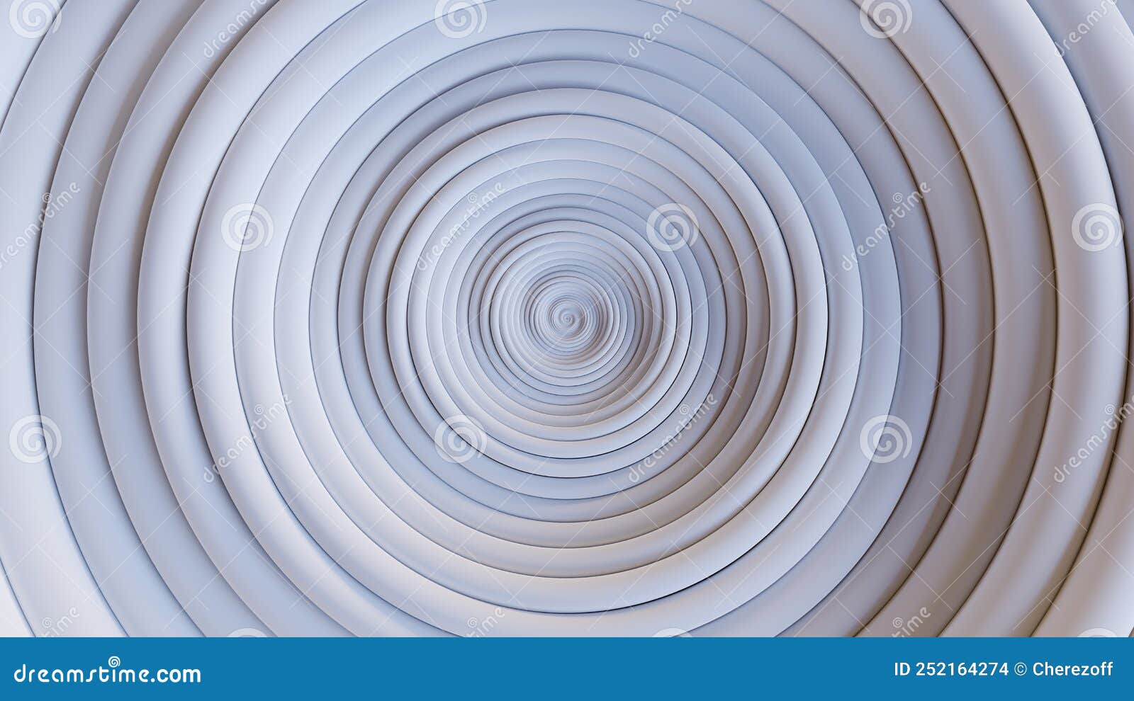 Abstract Template of White Circular Waves Stock Illustration ...