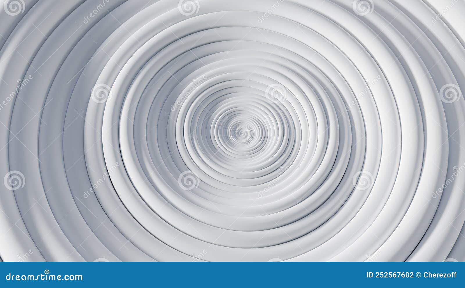 Abstract Template of White Circular Waves Stock Illustration ...