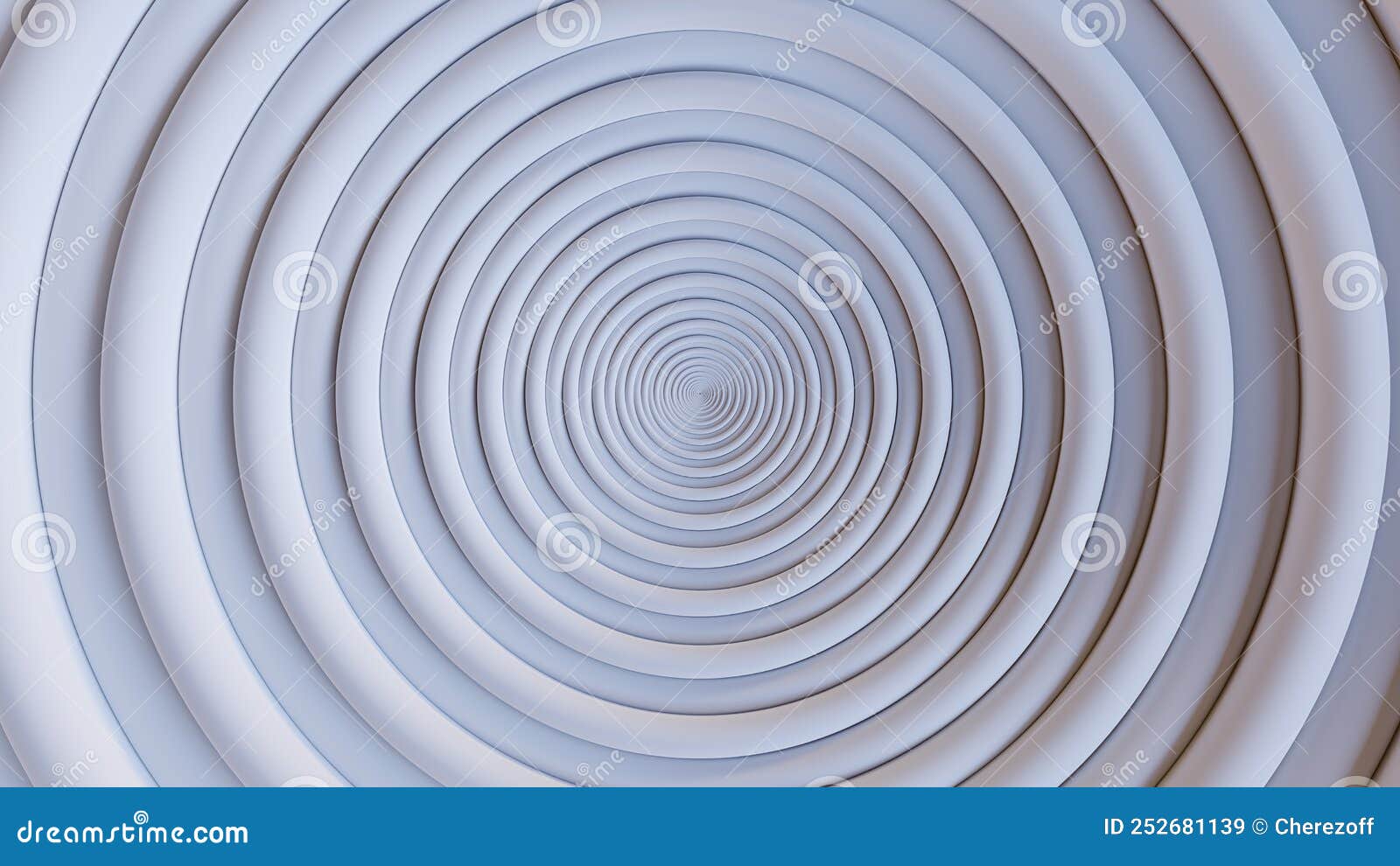 Abstract Template of White Circular Waves Stock Illustration ...