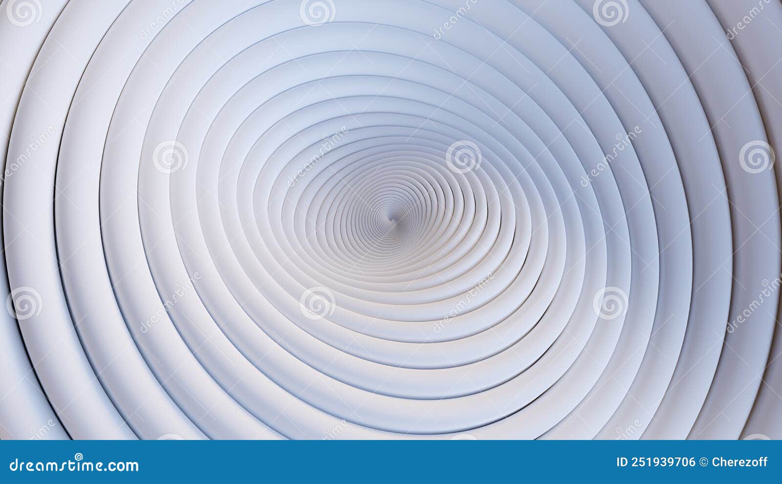 Abstract Template of White Circular Waves Stock Illustration ...