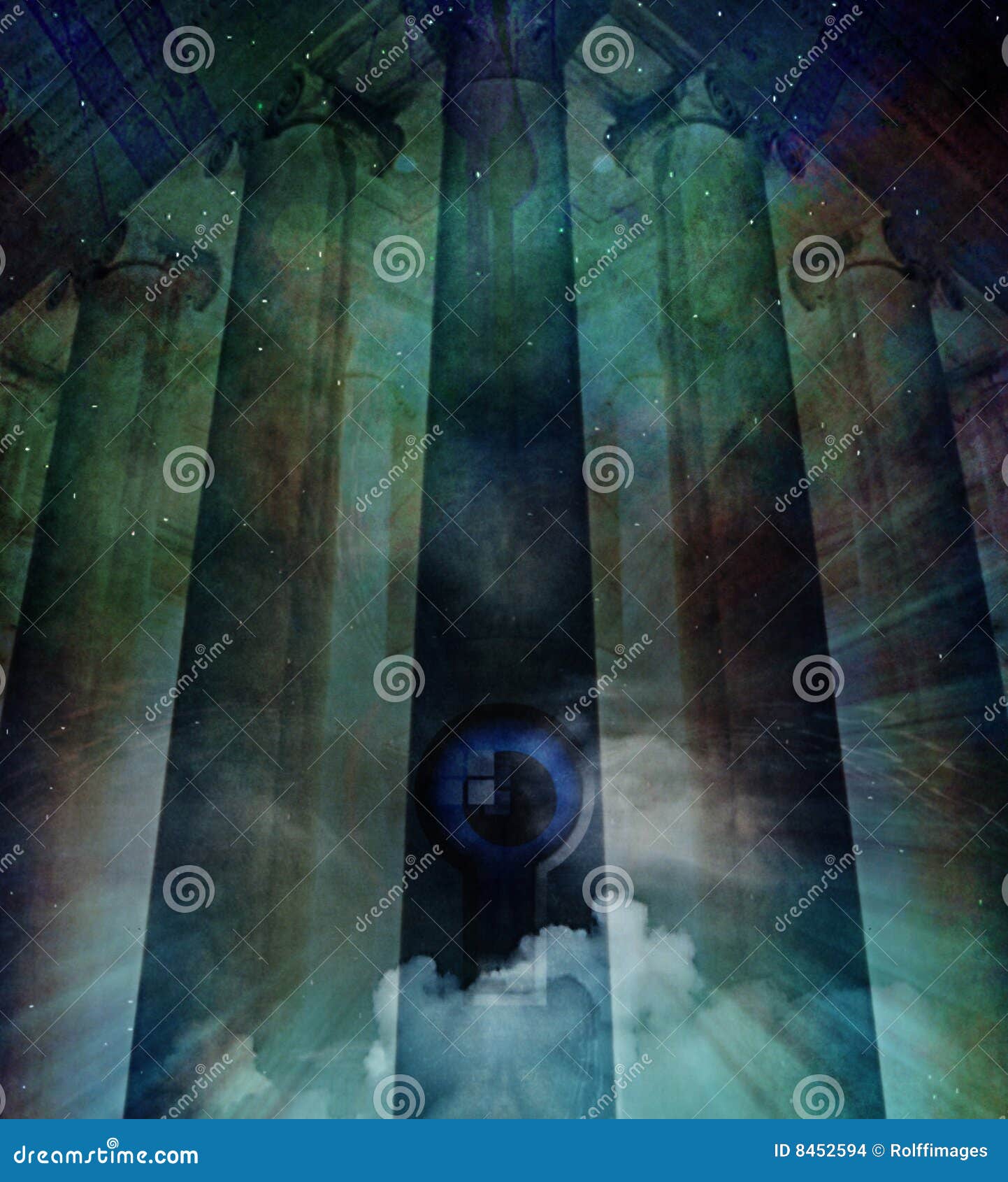 Abstract temple stock illustration. Illustration of like - 8452594