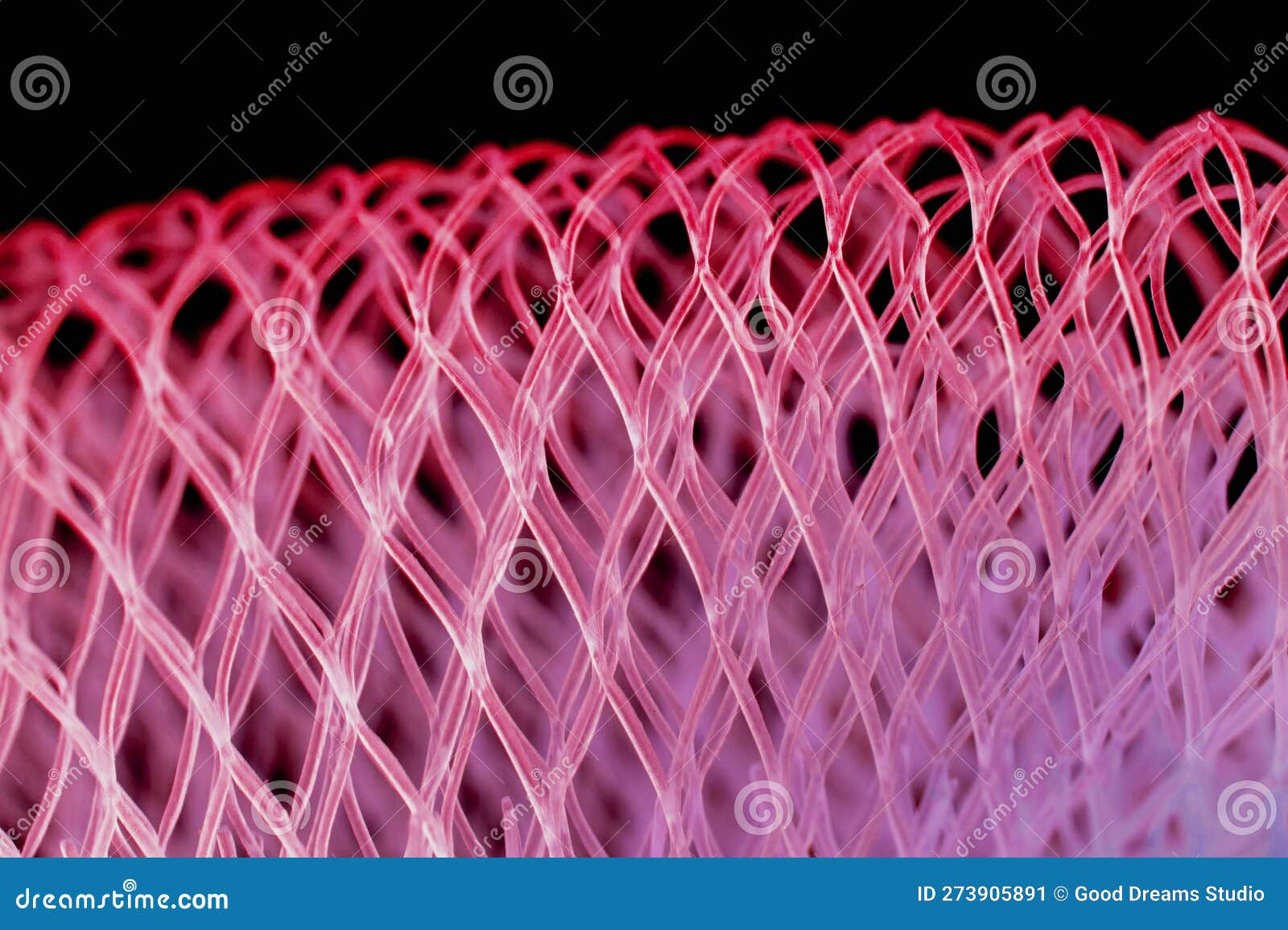 Abstract of a Tendon Mesh Pattern on Black Background, Macro Shot Photo ...