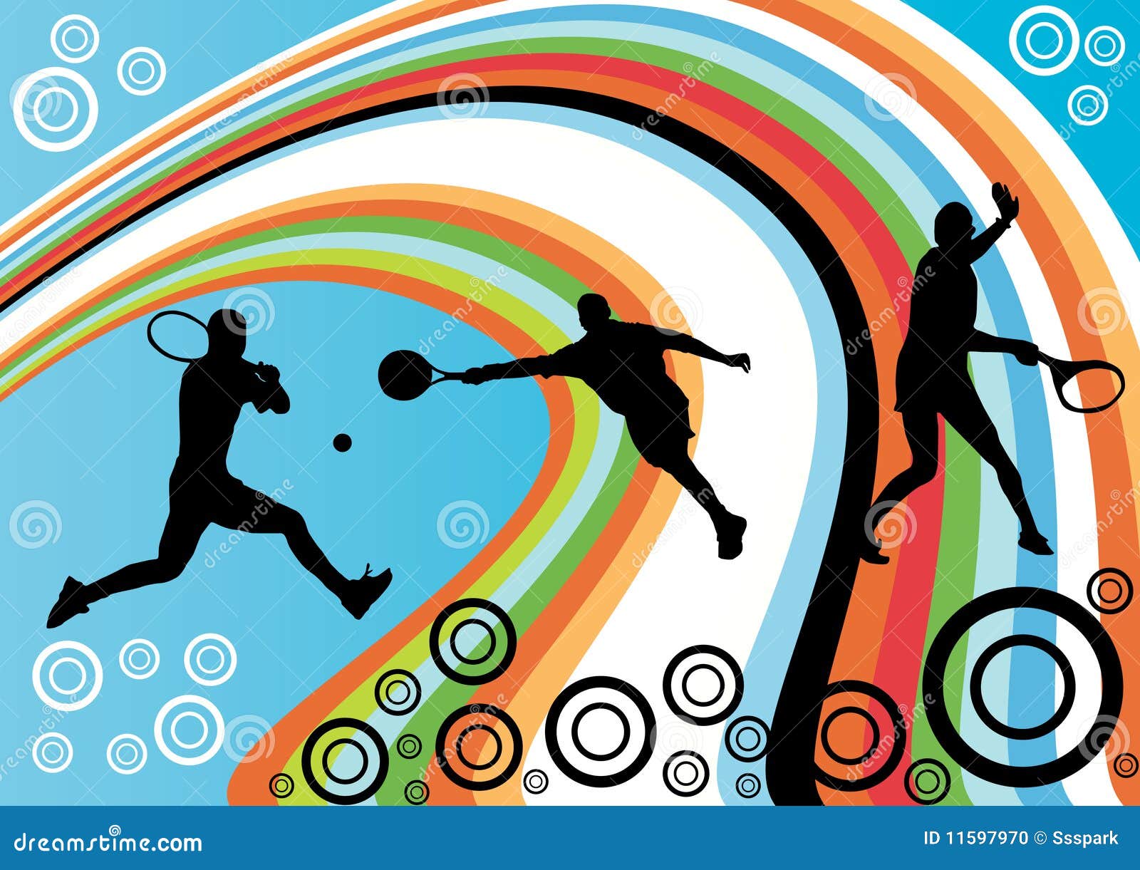 Abstract tennis background stock illustration. Illustration of male ...