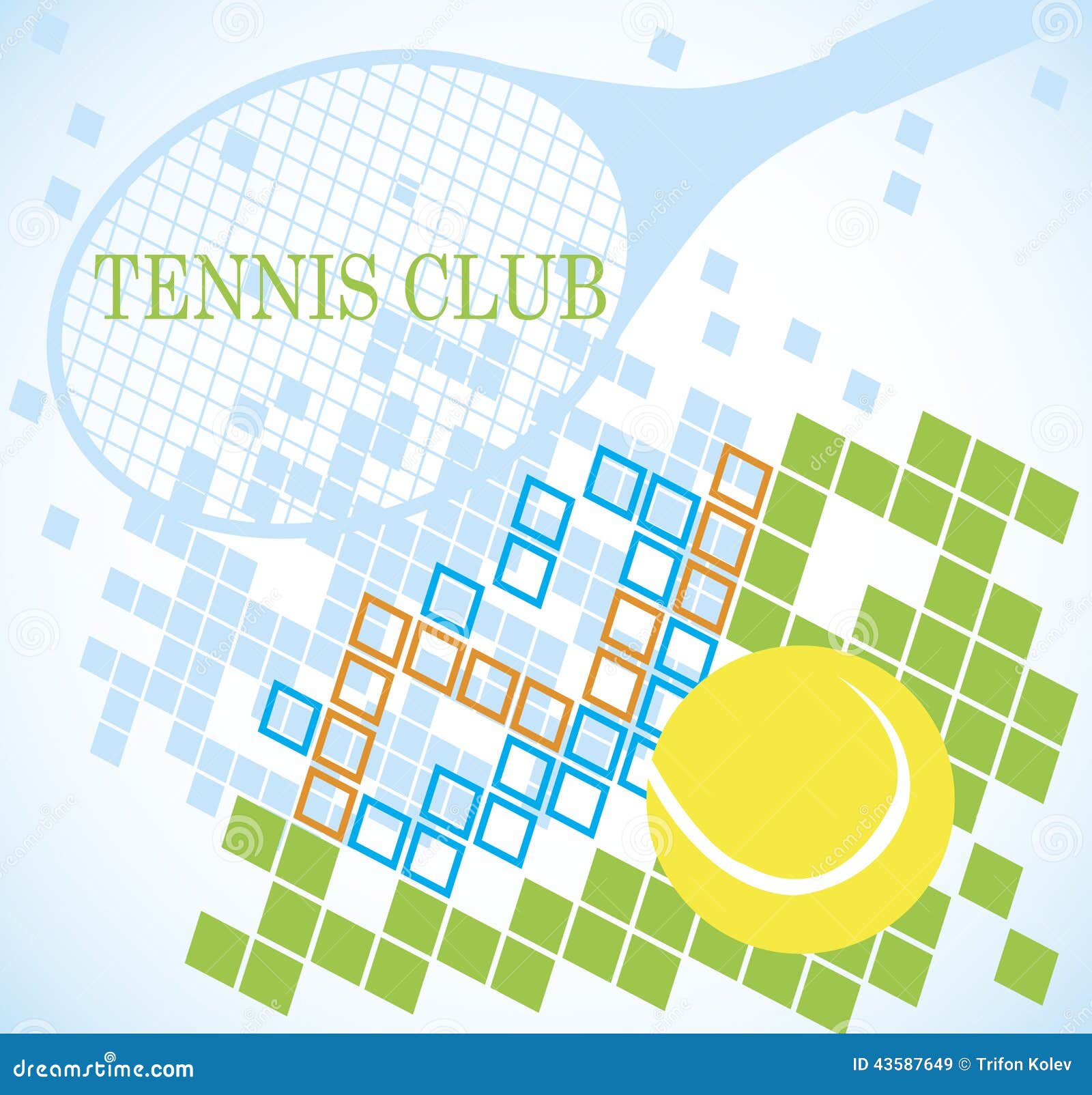 Abstract tennis banner stock vector. Illustration of equipment - 43587649