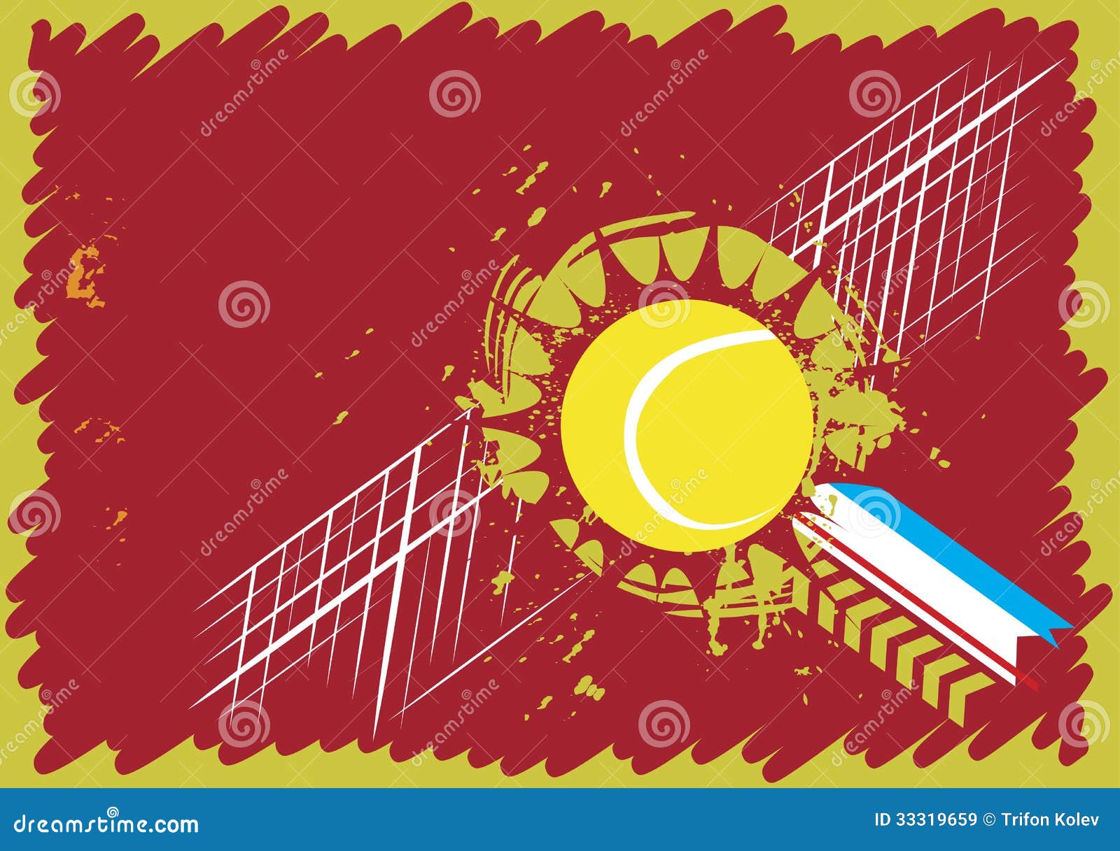 Abstract tennis court stock vector. Illustration of challenge - 33319659