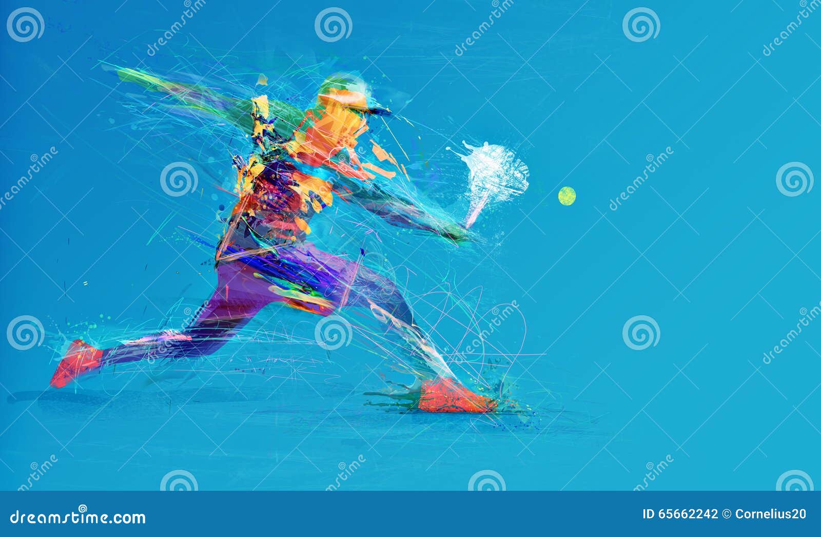 Abstract tennis player stock photo. Image of championship - 65662242