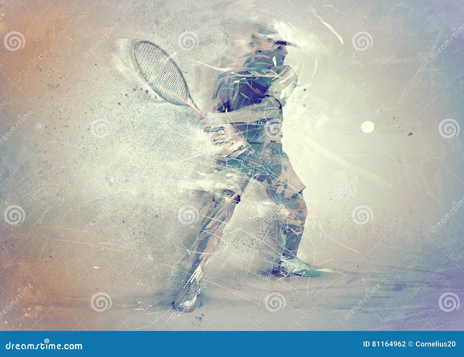 Abstract Tennis Backgrounds Vector Illustration | CartoonDealer.com ...