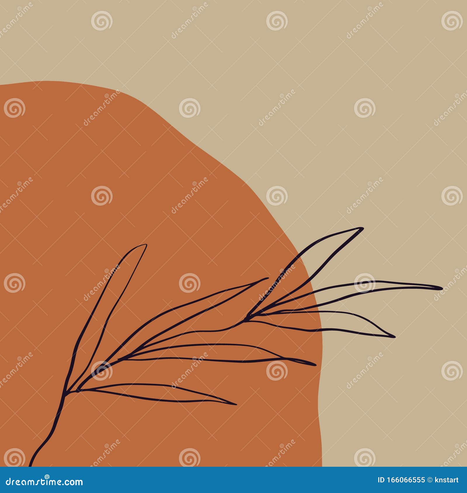 Abstract Terracotta Poster Wall Art Vector Mid Century Shapes ... Abstract Terracotta Poster Wall Art Vector Mid Century Shapes ...