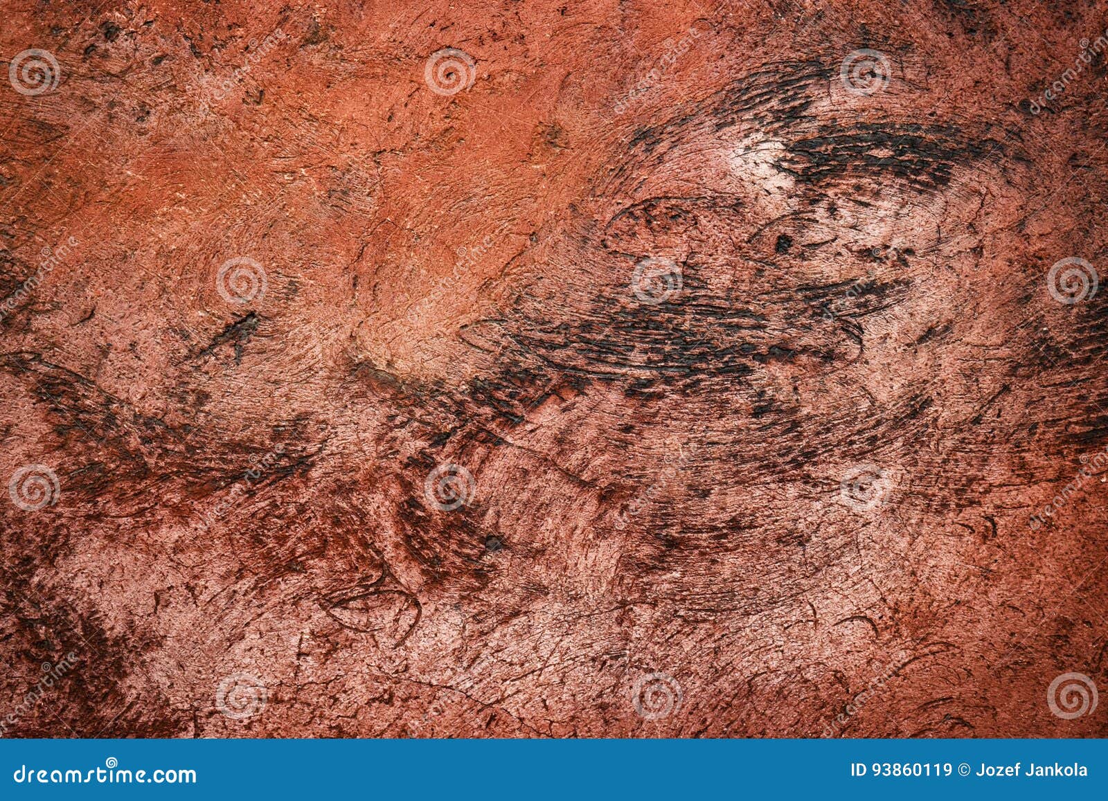 Abstract Terracotta Watercolour Pink Texture, Foliage, Background ...