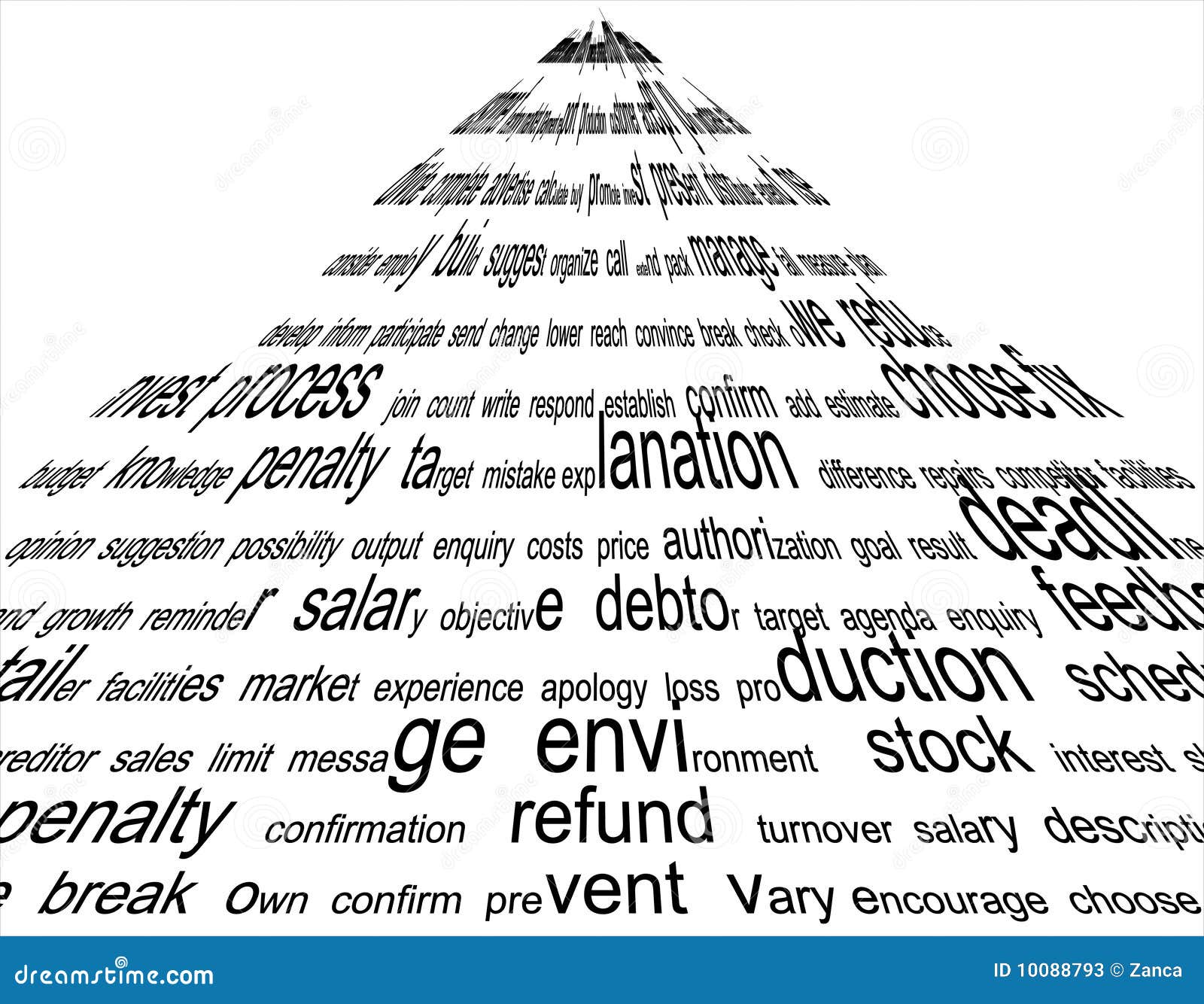 Abstract text stock vector. Illustration of shadow, paper - 10088793