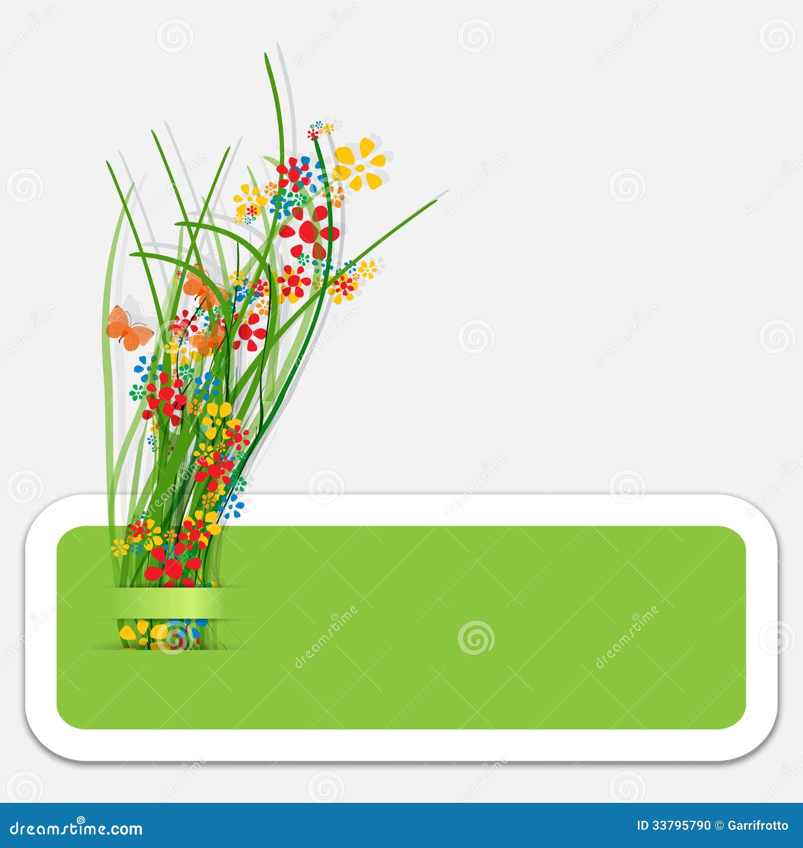 Abstract text box stock vector. Illustration of label - 33795790