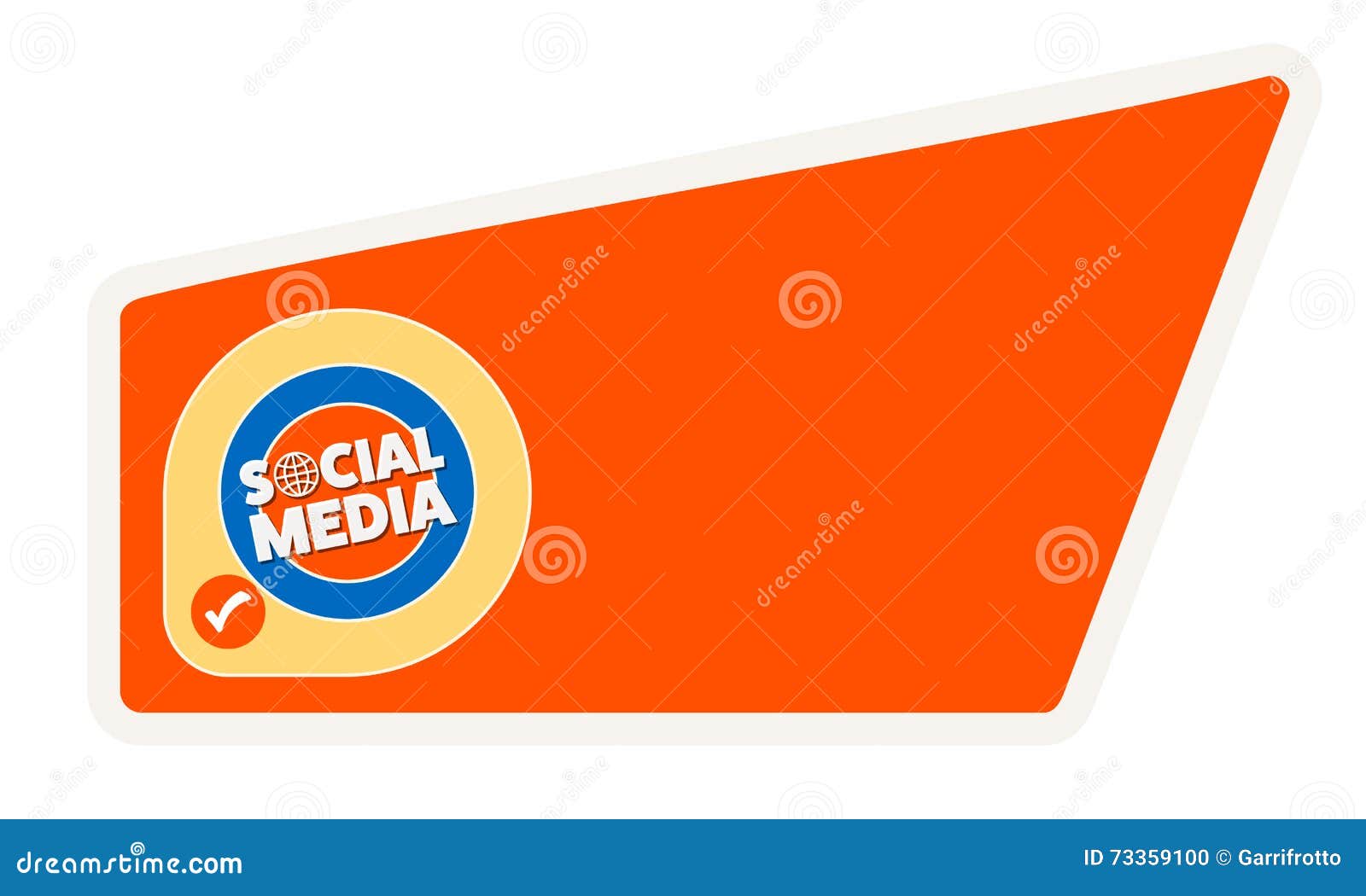 Abstract text box stock vector. Illustration of connect - 73359100