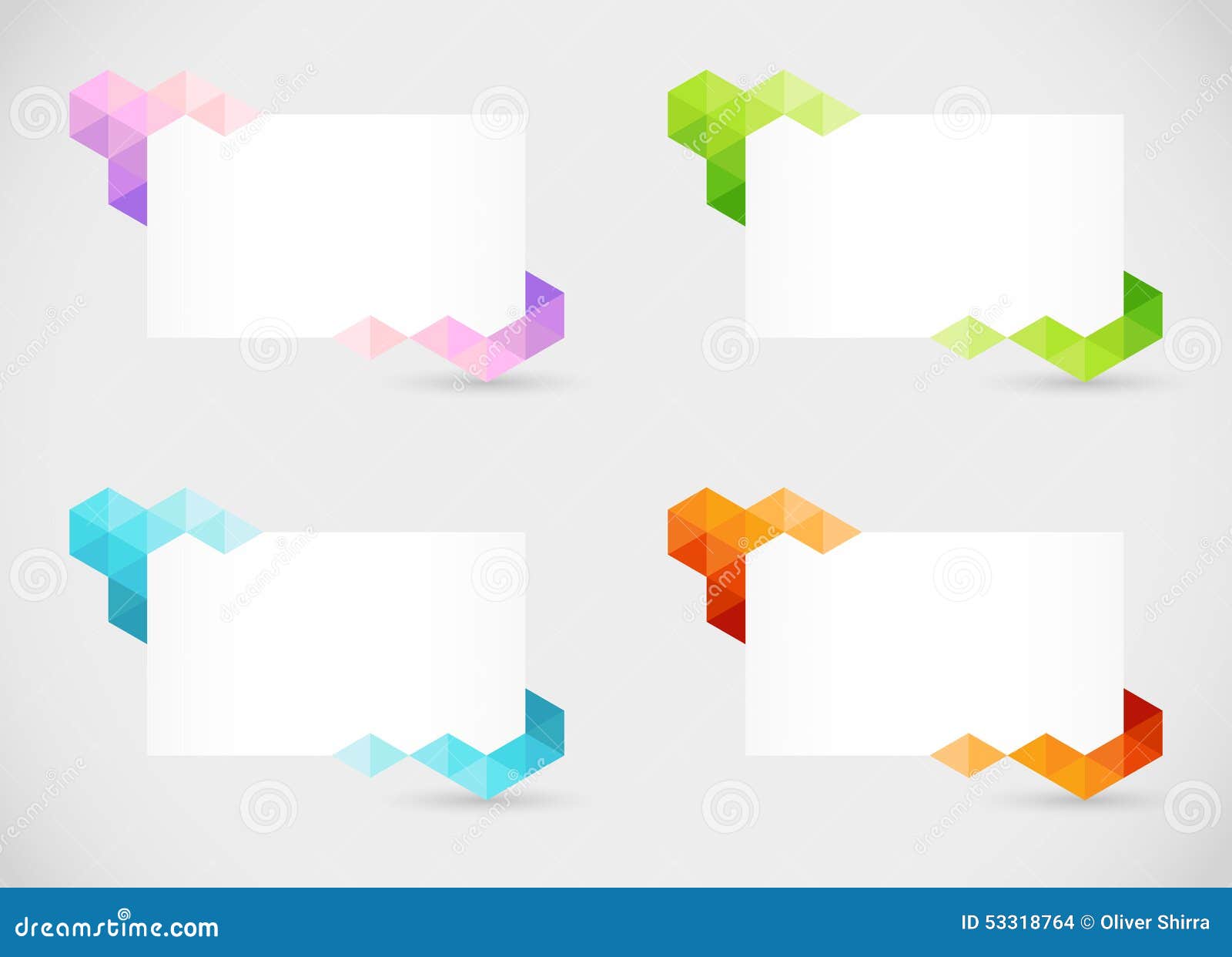 Abstract Text Boxes 2 stock vector. Illustration of infographic - 53318764