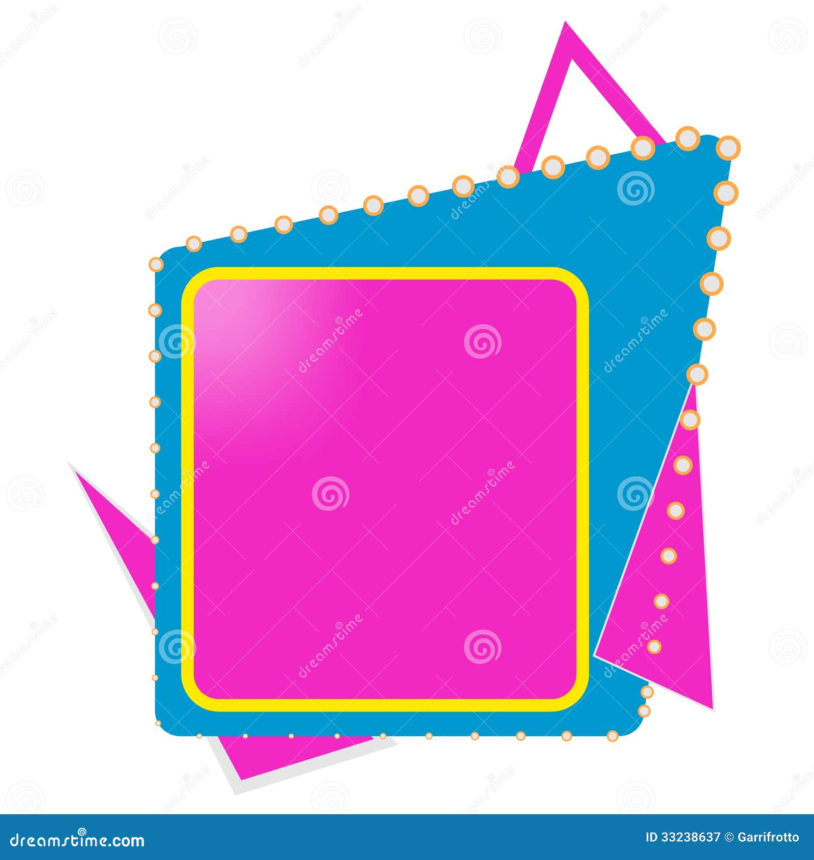 Abstract text frame stock vector. Illustration of circle - 33238637