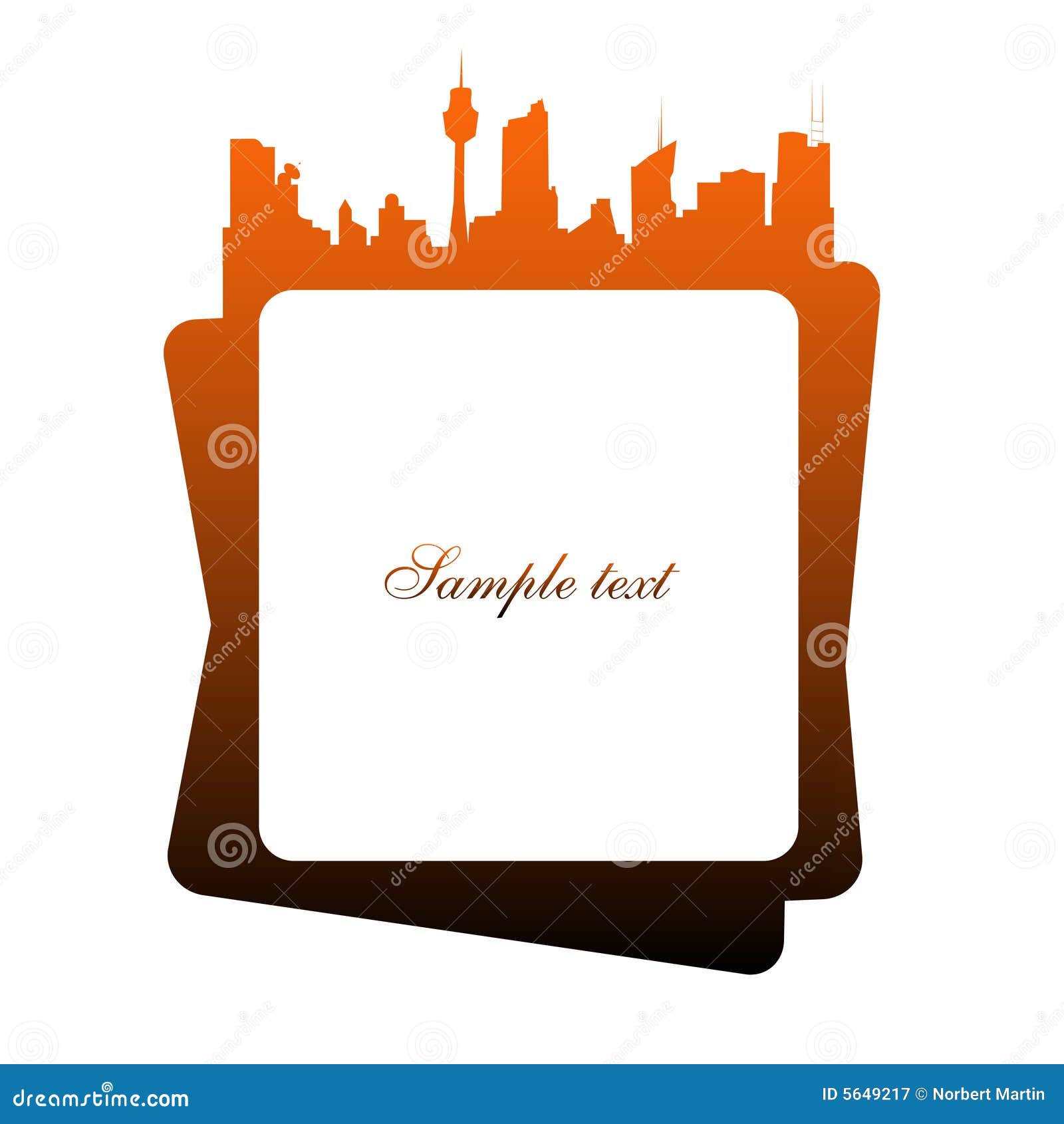Abstract text panel stock vector. Illustration of grunge - 5649217