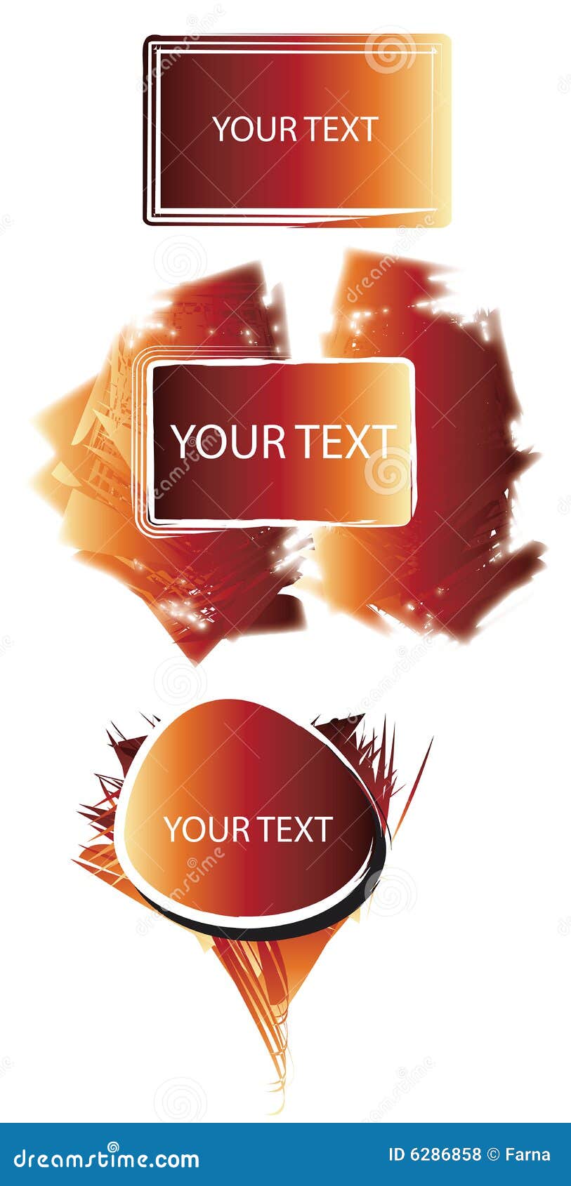 Abstract Text Panel stock vector. Illustration of symbol - 6286858