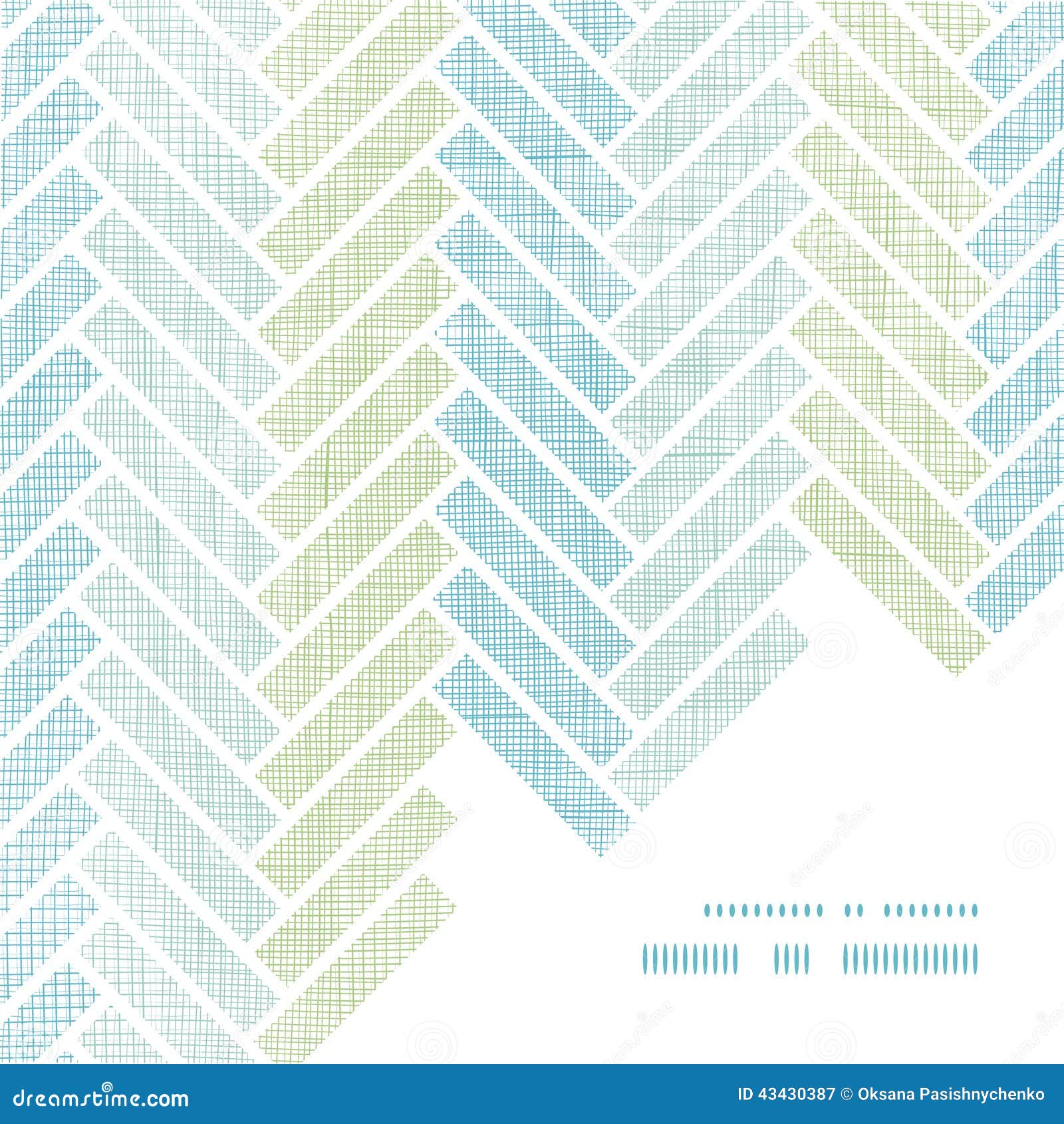 Abstract Textile Stripes Parquet Frame Corner Stock Vector ...