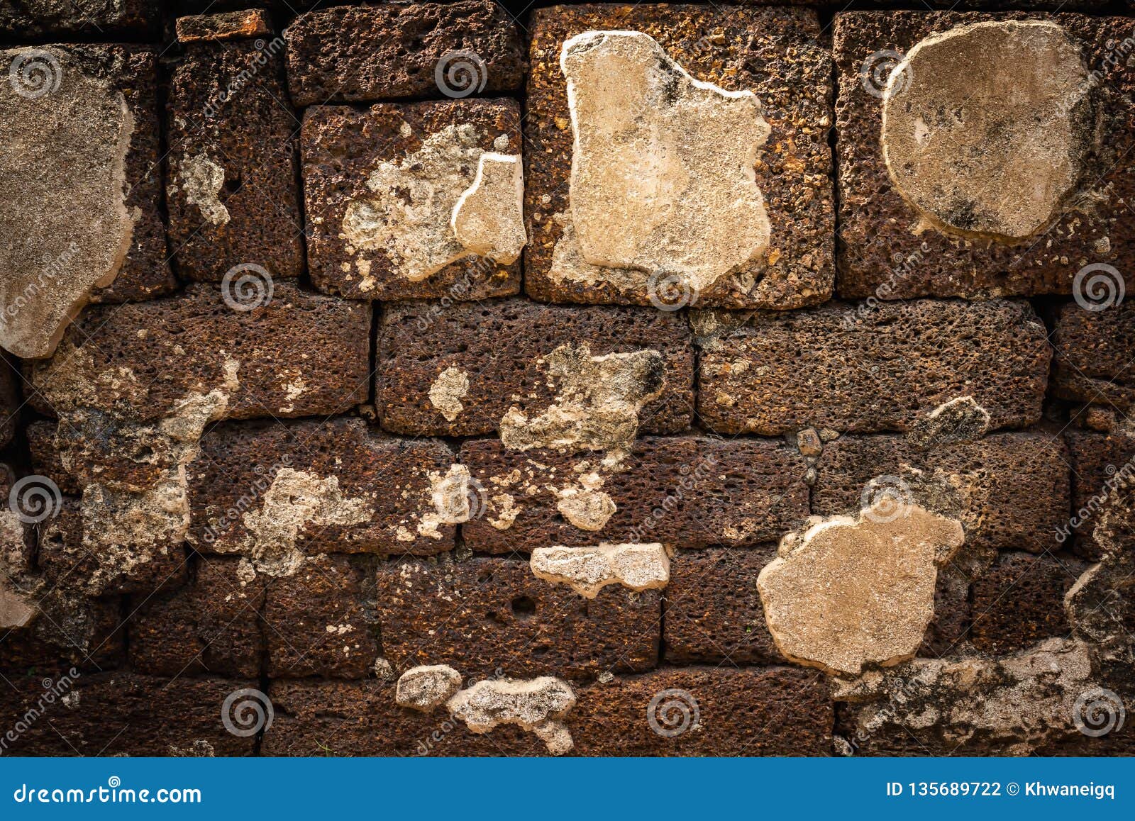 Pattern Wallpaper or Backdrop of Ruins in Old Temple Stock Photo ...