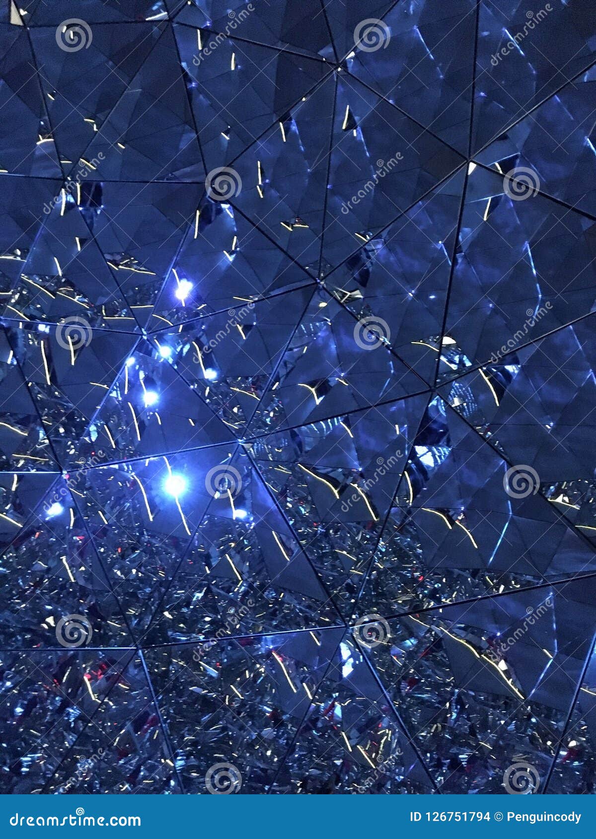 Art Installation from Glass Stock Illustration - Illustration of ...