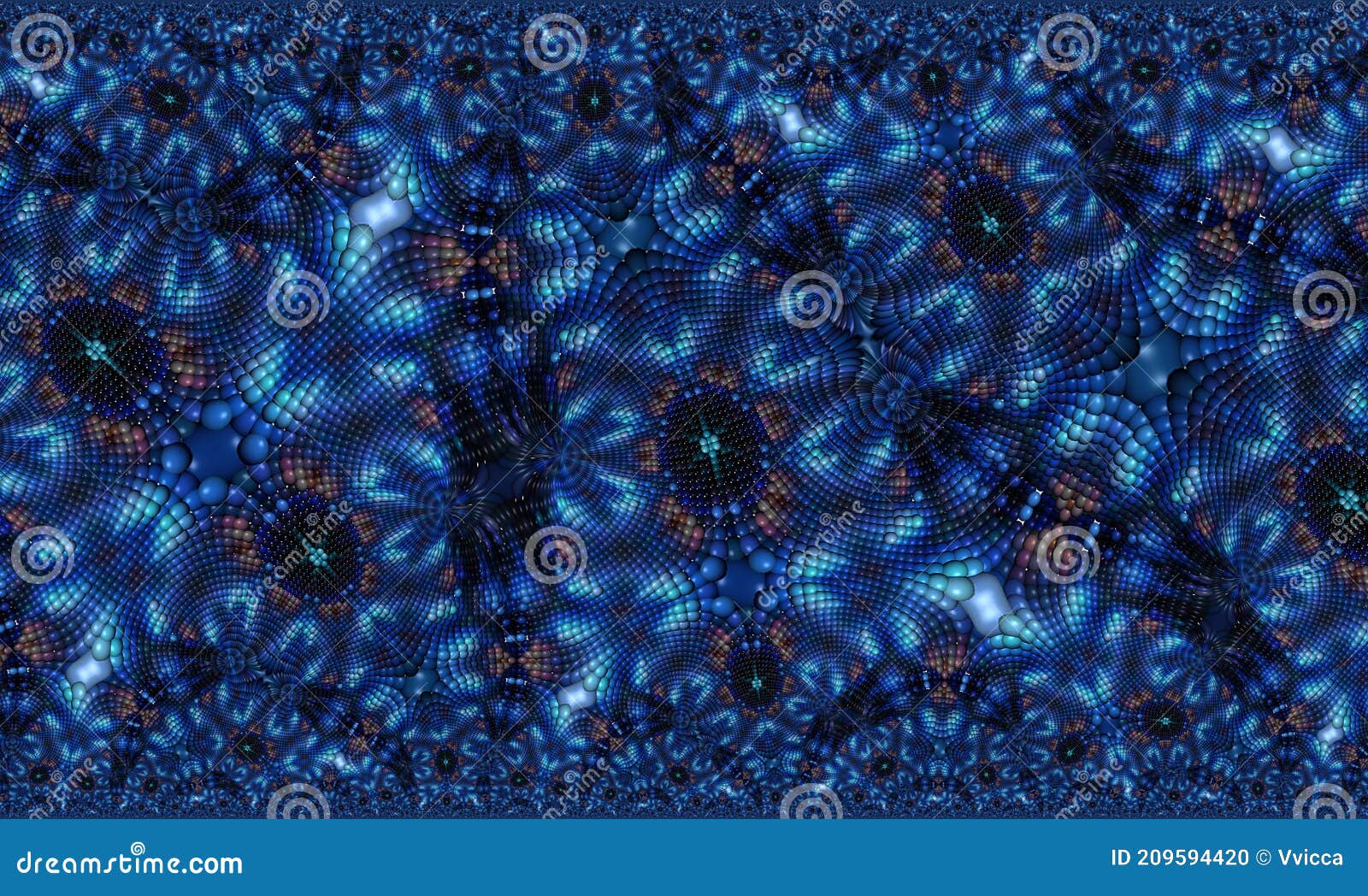 Abstract Texture Background with Blue Spheres Stock Illustration ...
