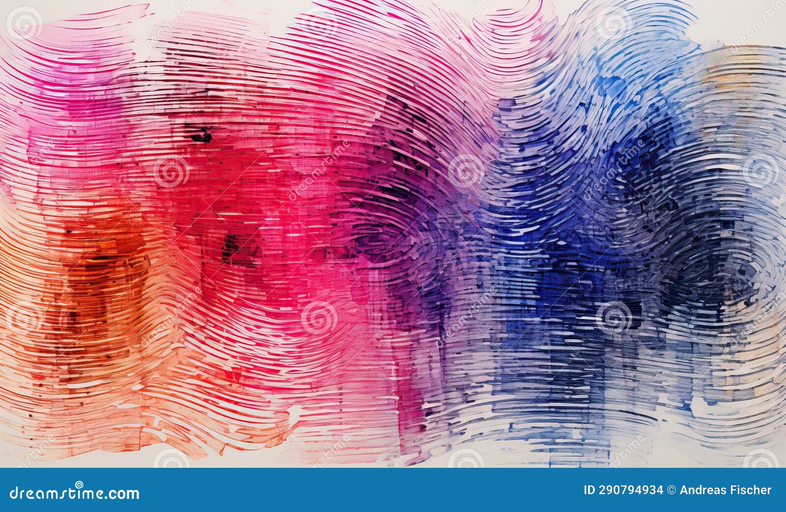 Abstract Texture Background with Circle Lines in Color. Stock ...