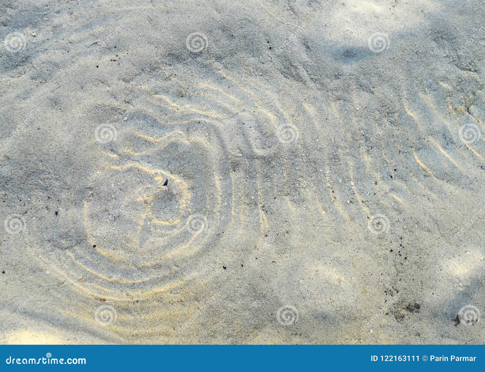 Underwater Sand On The Beach By The Sea. Stock Photography ...