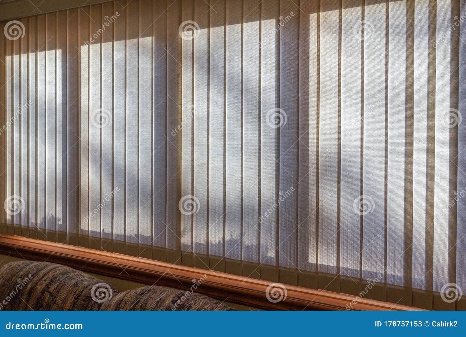 Abstract Texture Background of Indoor Vertical Window Blinds with ...