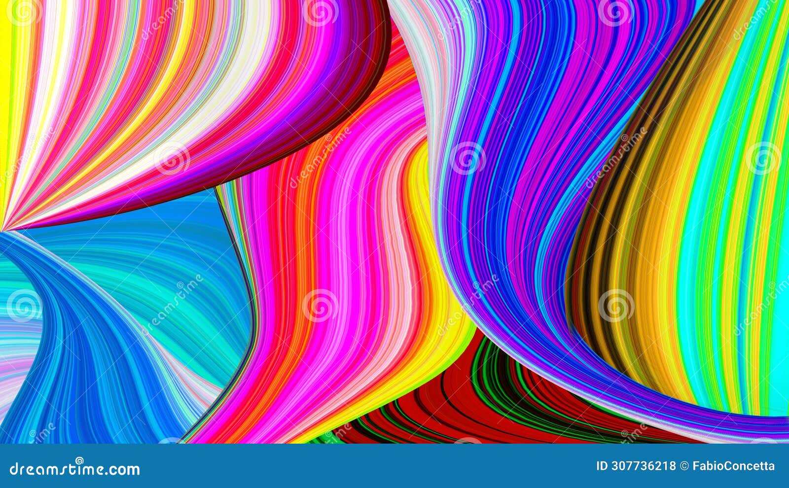 Abstract Texture Background of Wave Dynamic Distorted Gradients with ...